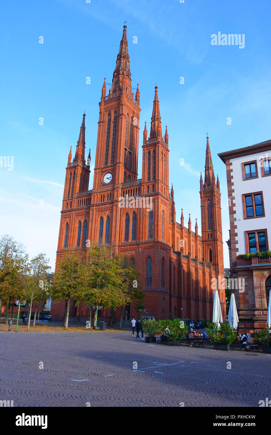 Marktkirche wiesbaden hi-res stock photography and images - Alamy