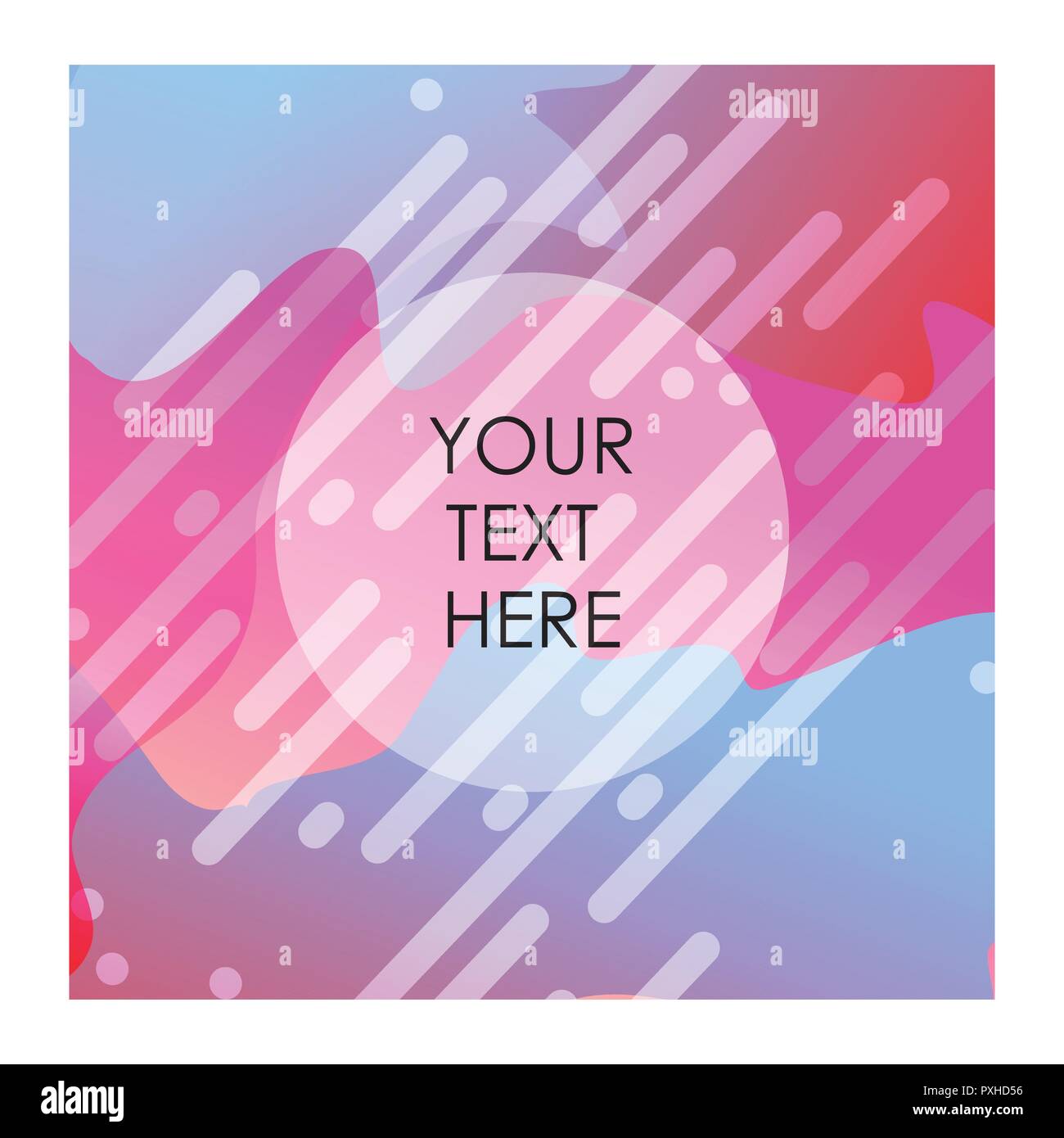 Colorful background with typography design vector Stock Vector Image ...