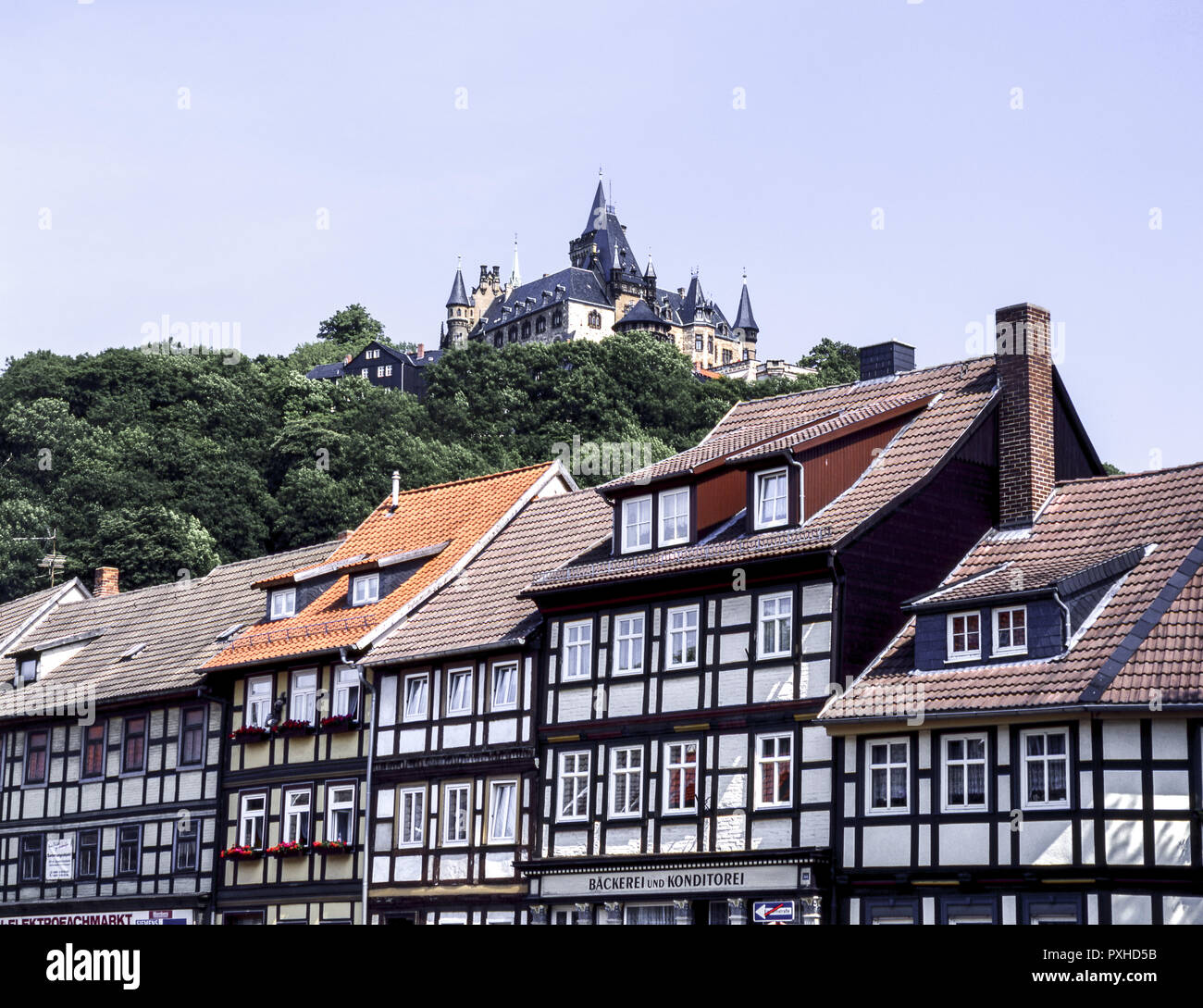 Germany, castle Wernigerode Stock Photo - Alamy