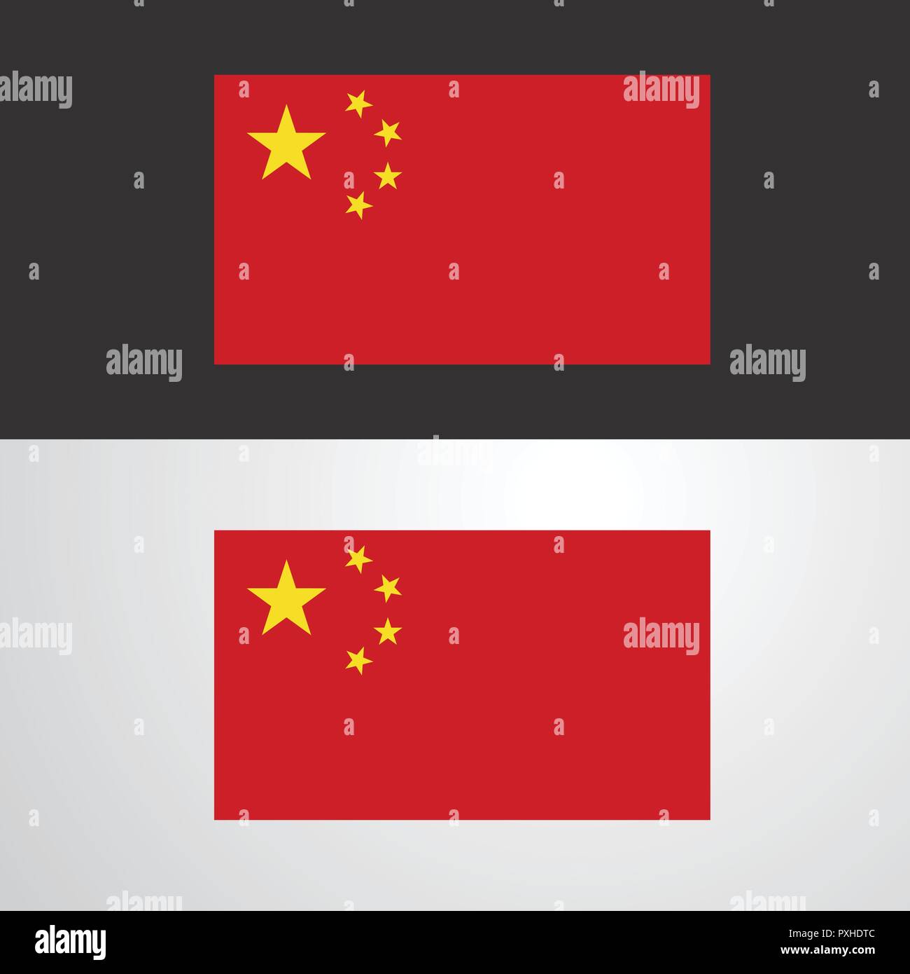 China Flag banner design Stock Vector Image & Art - Alamy
