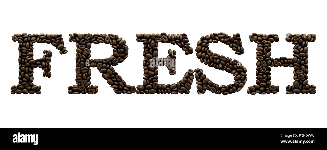 Word freshness made from food hi-res stock photography and images - Alamy