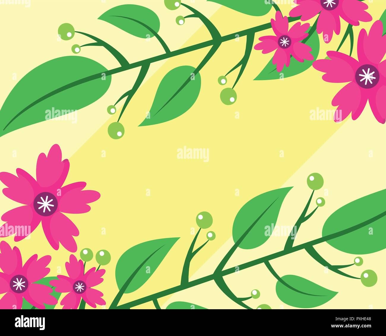natural floral flowers Stock Vector Image & Art - Alamy