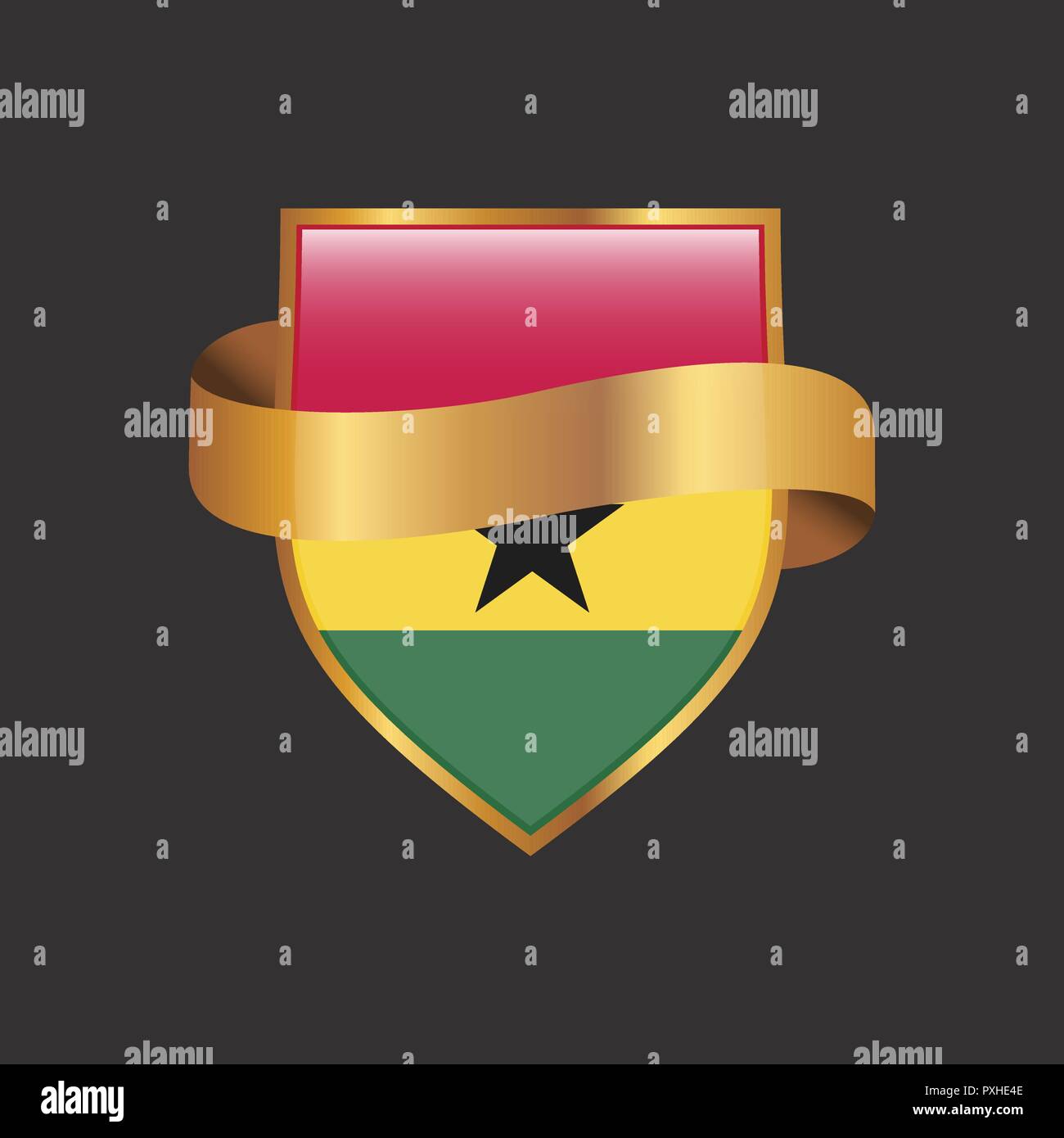 Ghanaian emblem Stock Vector Images - Alamy