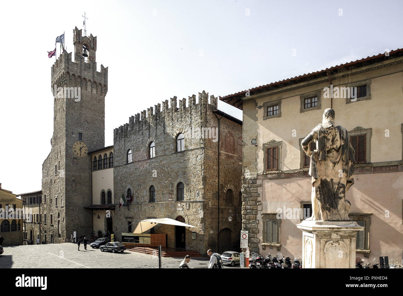 Italy, Arezzo, town hall palace Stock Photo - Alamy