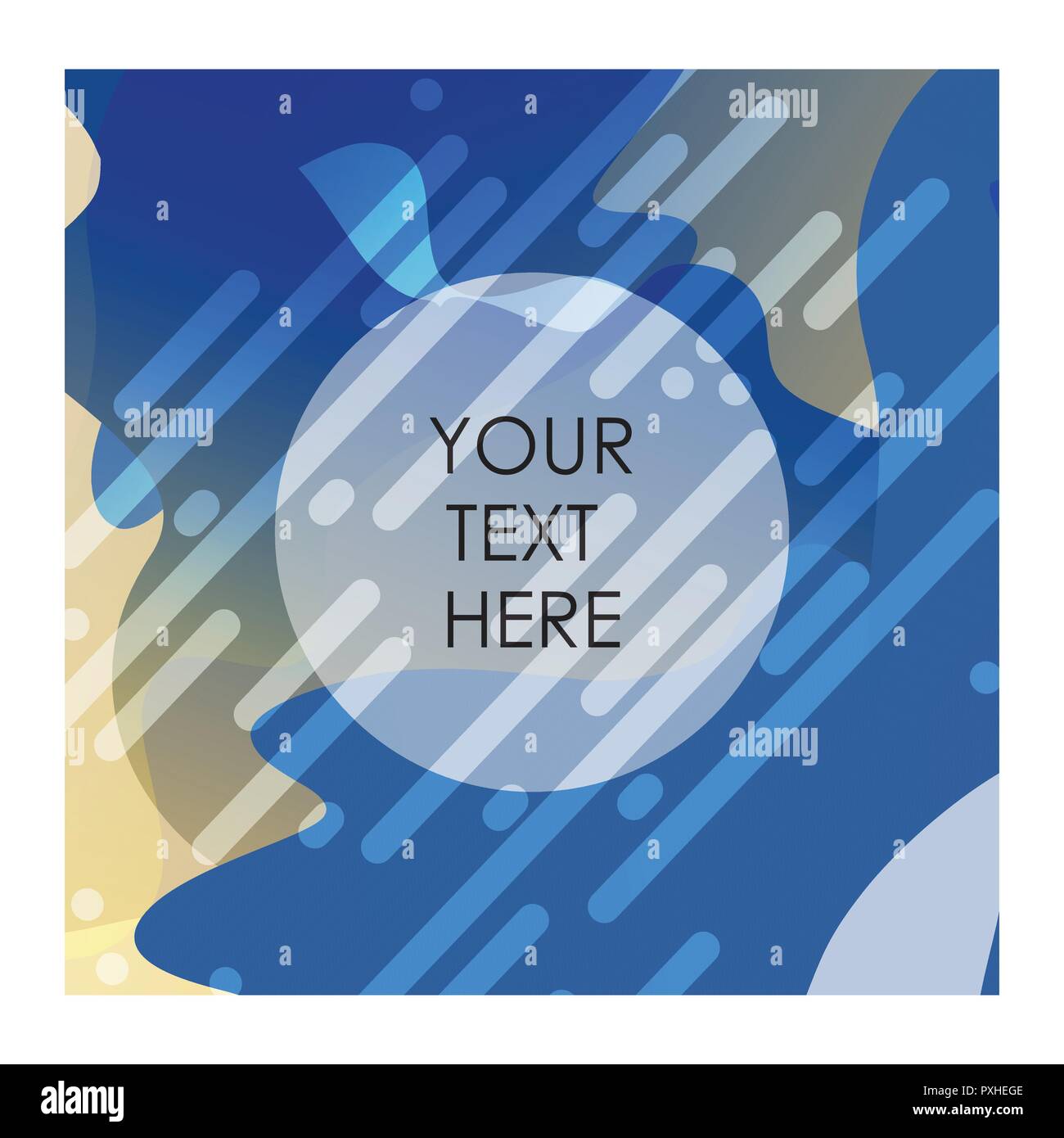 Blue and Offwhite colour background with typography vector Stock Vector ...