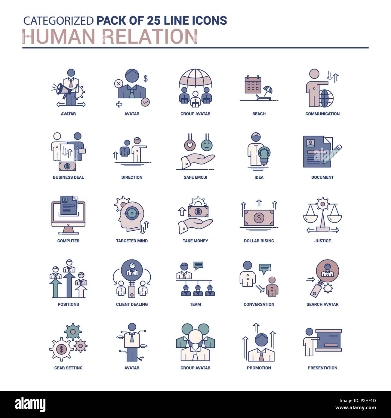 Human relation Stock Vector Images - Alamy