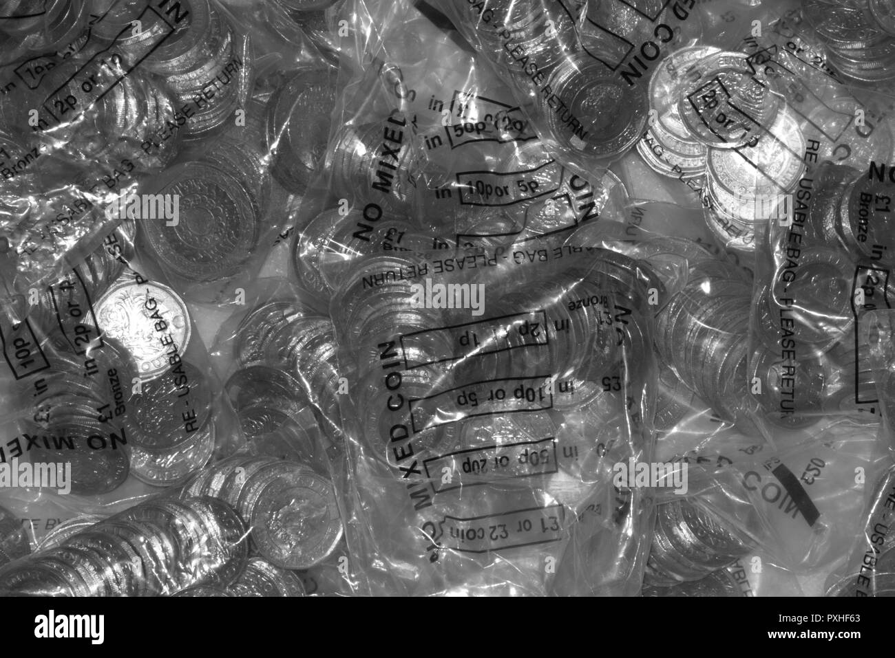 Money bags Black and White Stock Photos & Images - Alamy