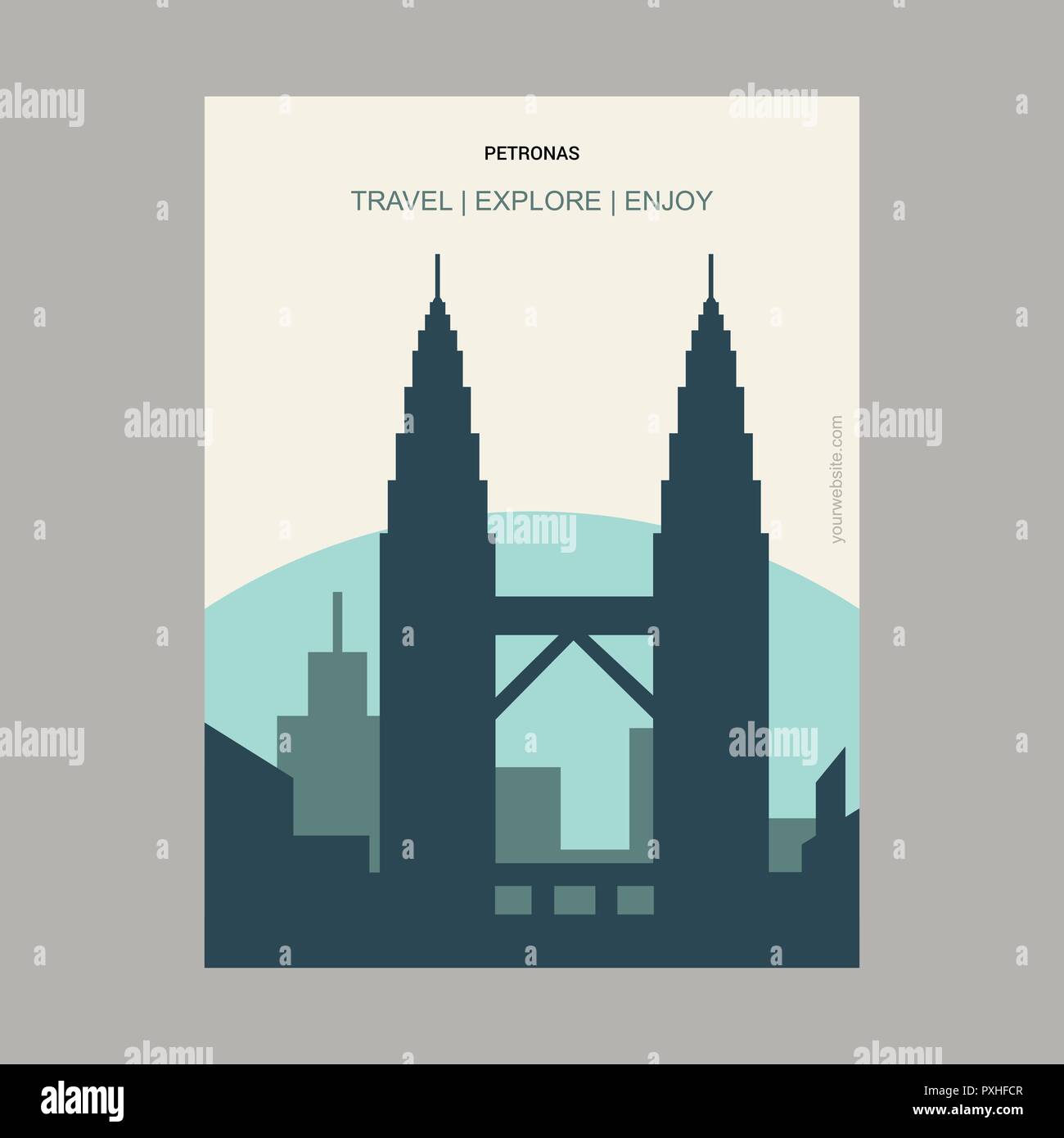 Ornate twin towers Stock Vector Images - Alamy