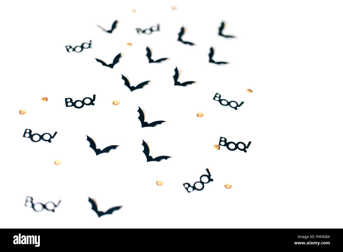 Flat lay pattern halloween Cut Out Stock Images & Pictures - Alamy