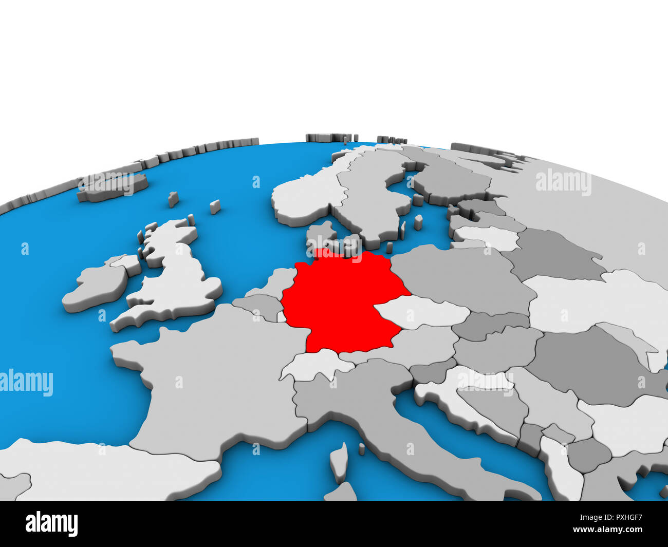 Political map europe countries german hi-res stock photography and ...