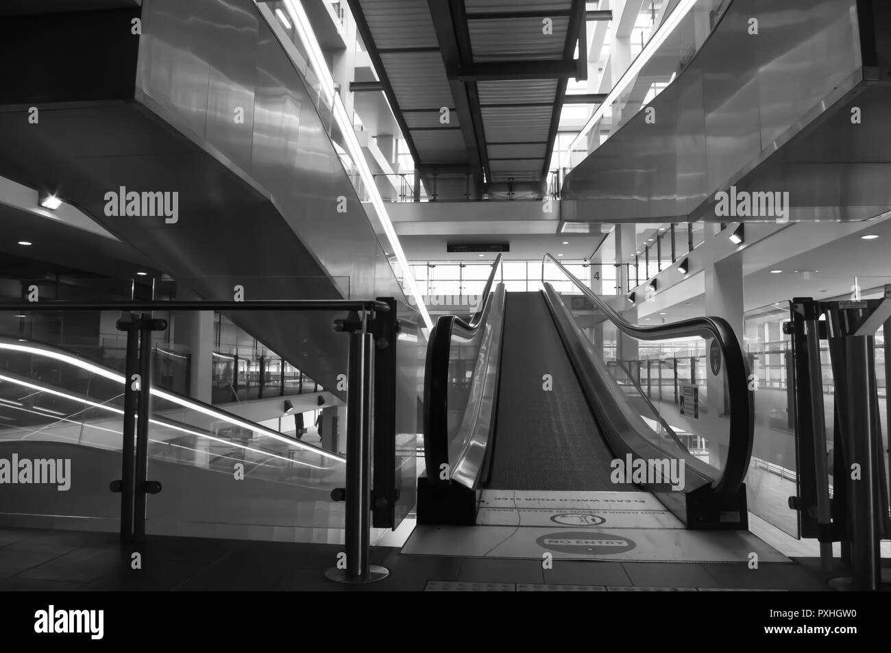 Elevator going Black and White Stock Photos & Images - Alamy