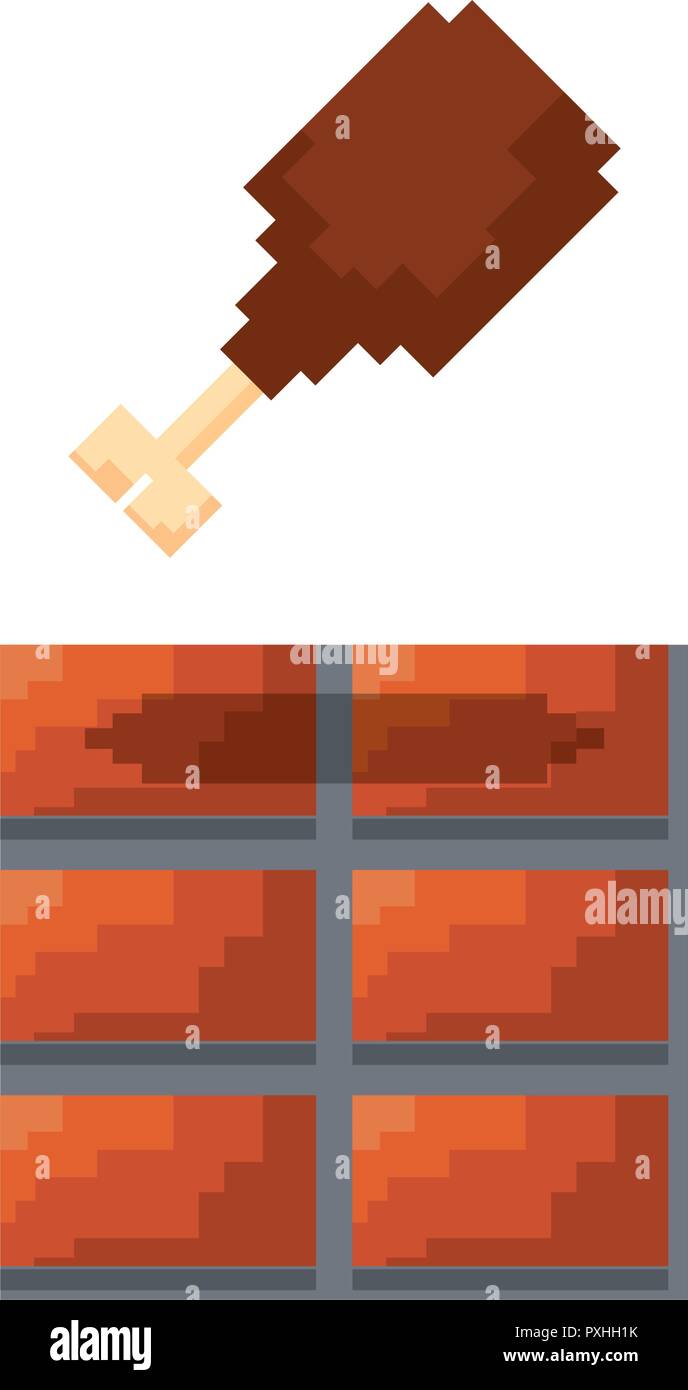 Chicken leg meals Stock Vector Images - Alamy