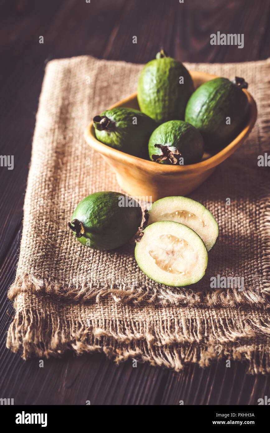 Feijoa close up many organic hi-res stock photography and images - Alamy