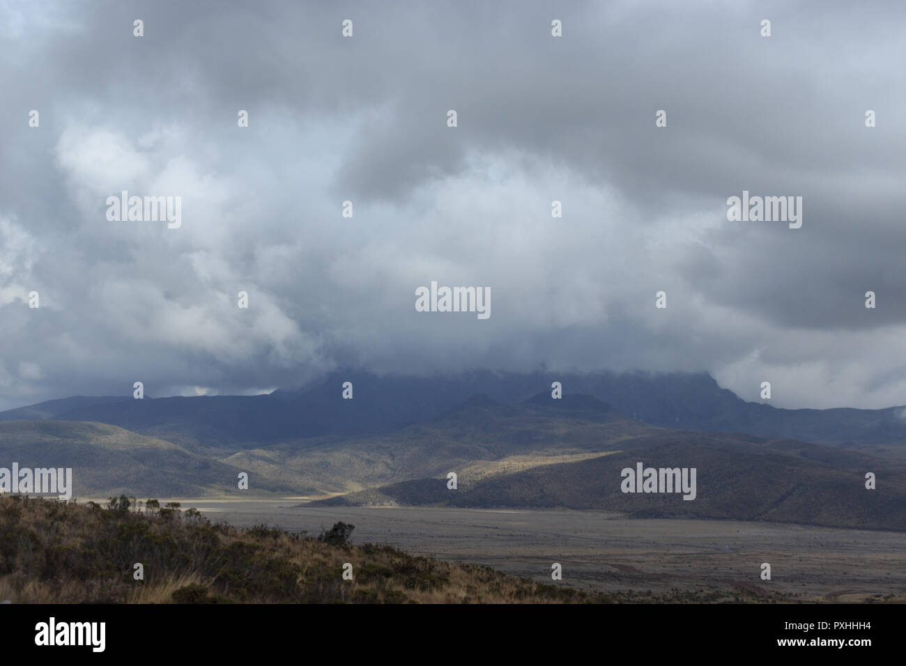 View on the strato vulcano cotopaxi, ecuador Stock Photo - Alamy