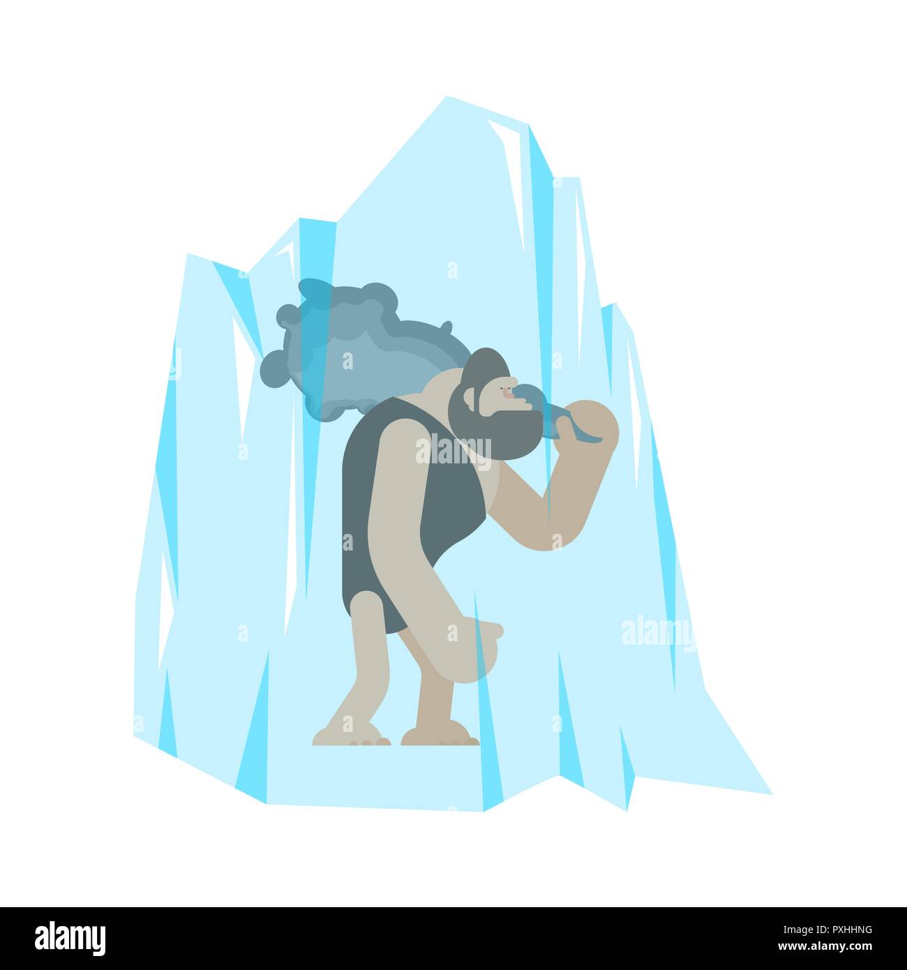 Frozen Prehistoric Man