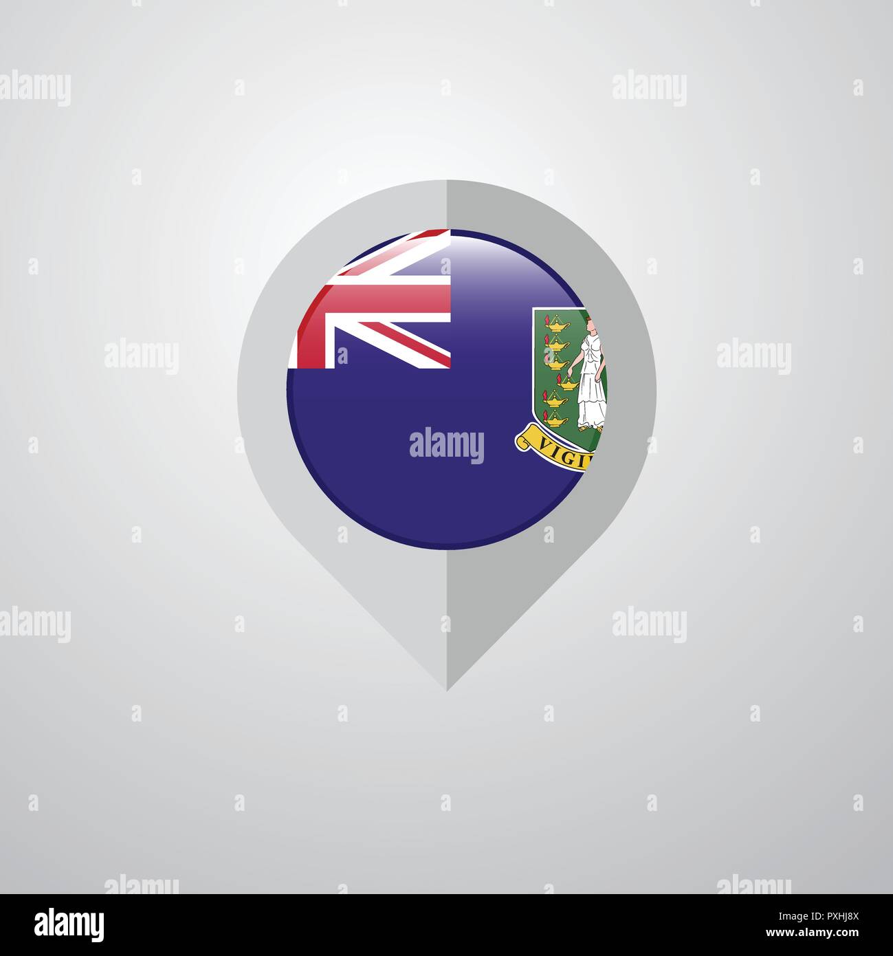 British virgin islands map Stock Vector Images - Alamy