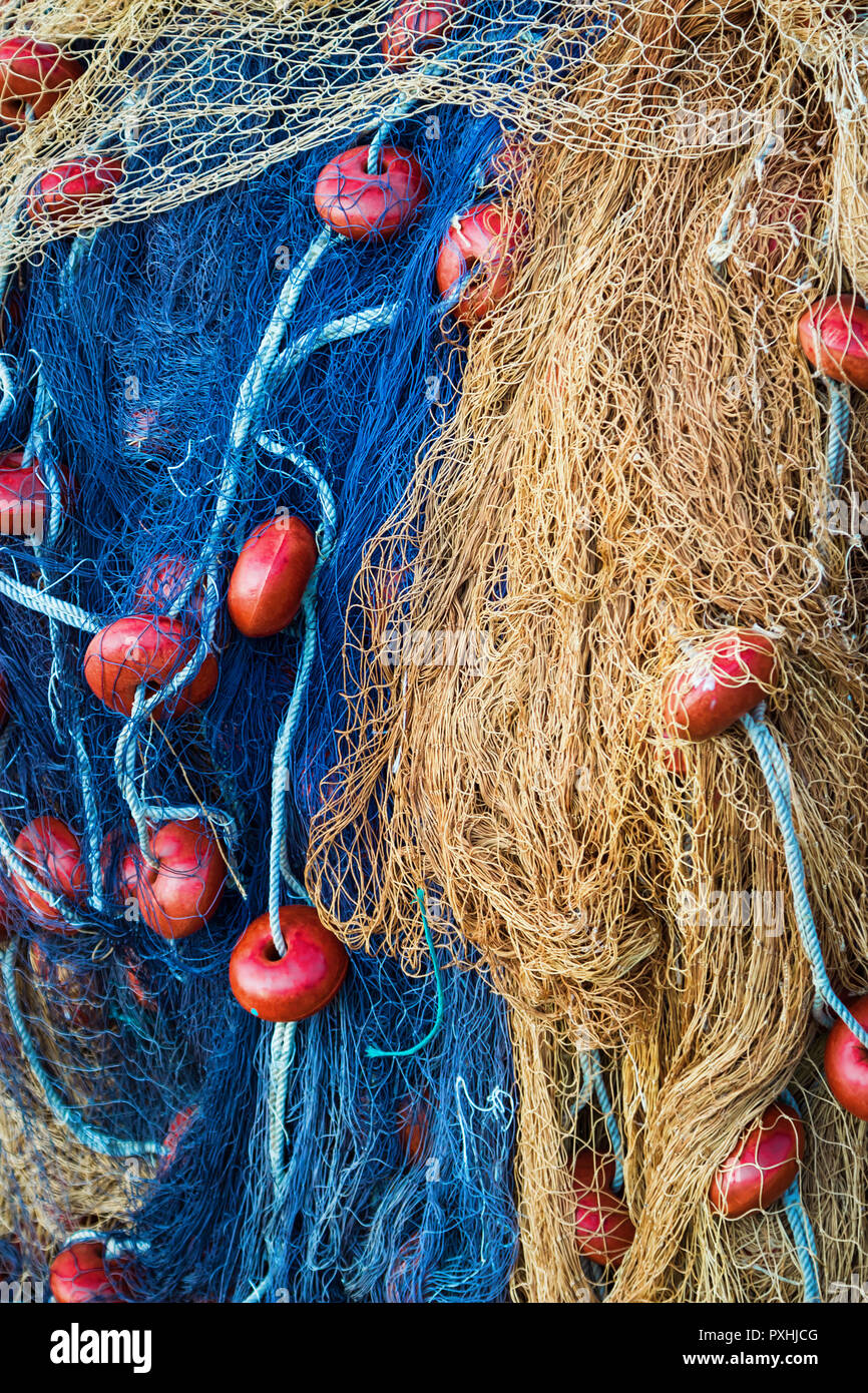 Commercial fishing nets cork floats hi-res stock photography and images ...