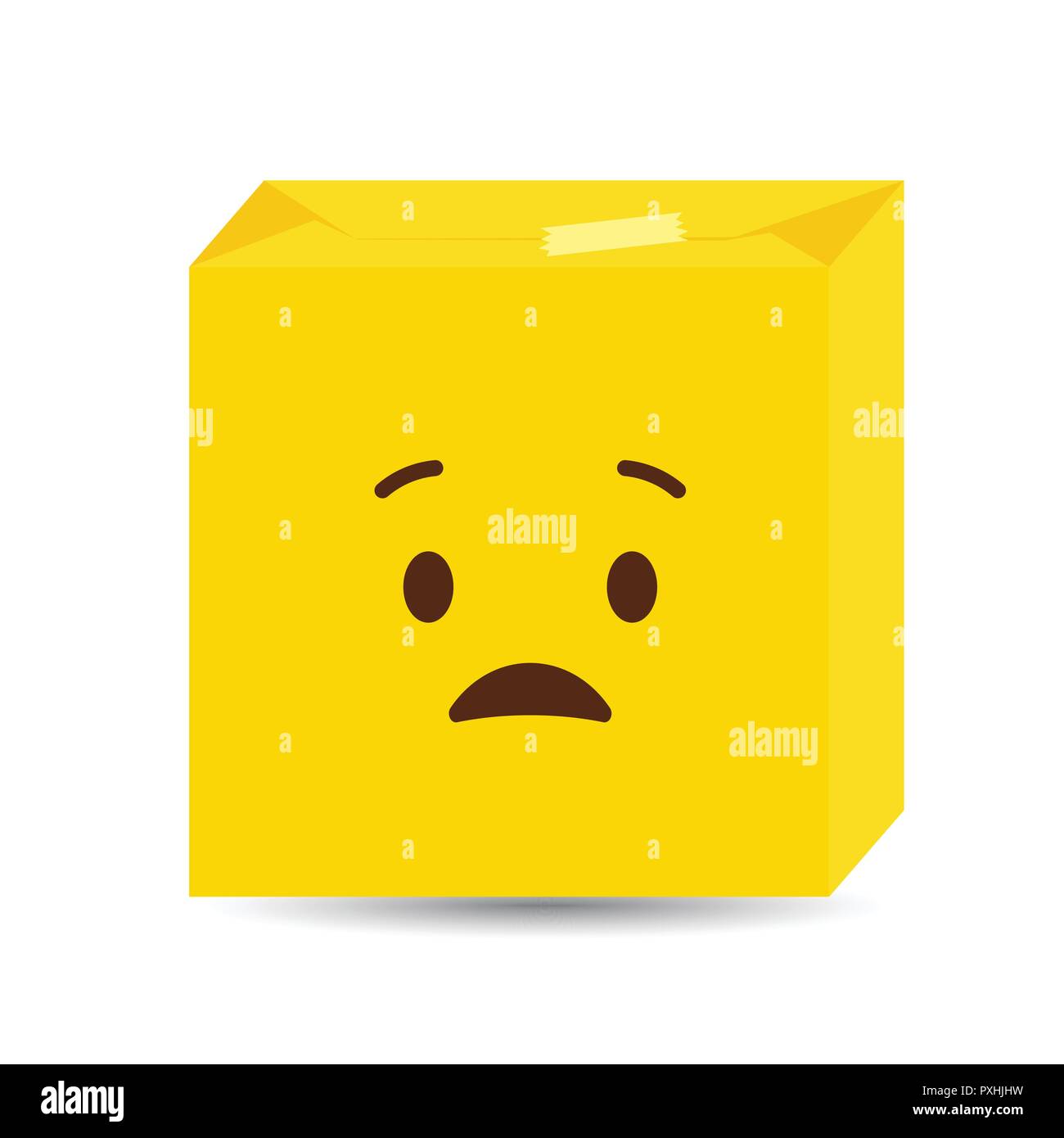 Sad Emoji icon design vector Stock Vector Image & Art - Alamy