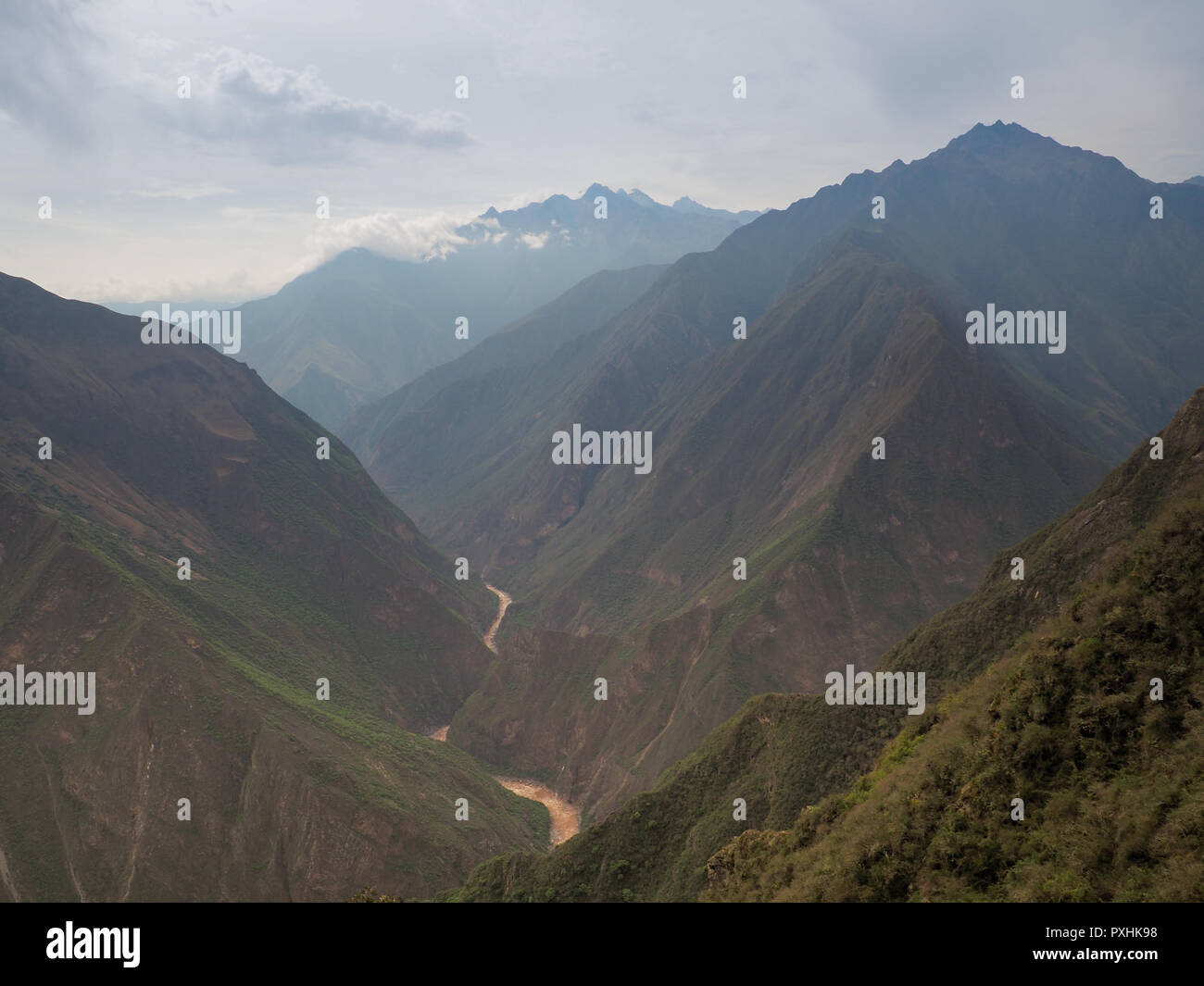 Inca trail stone ruins trek peru andes hi-res stock photography and ...