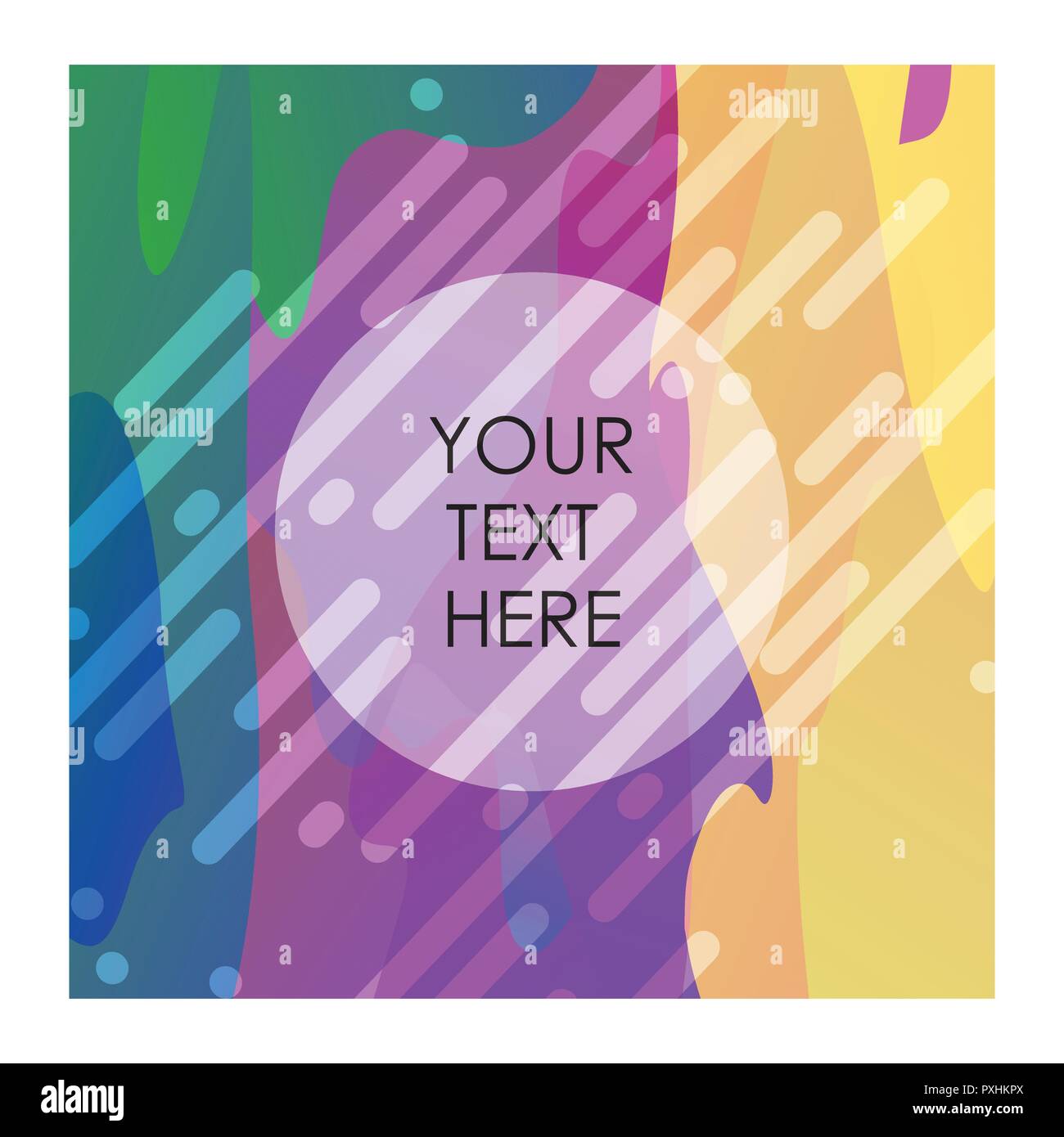 Multicolor background with typography vector Stock Vector Image & Art ...