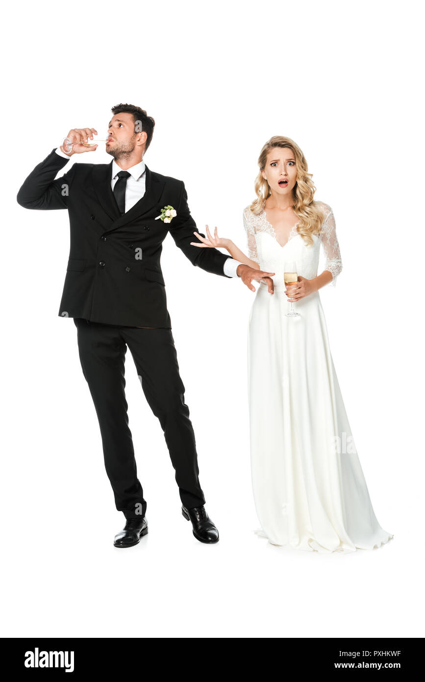 Shocked bride groom hi-res stock photography and images - Alamy