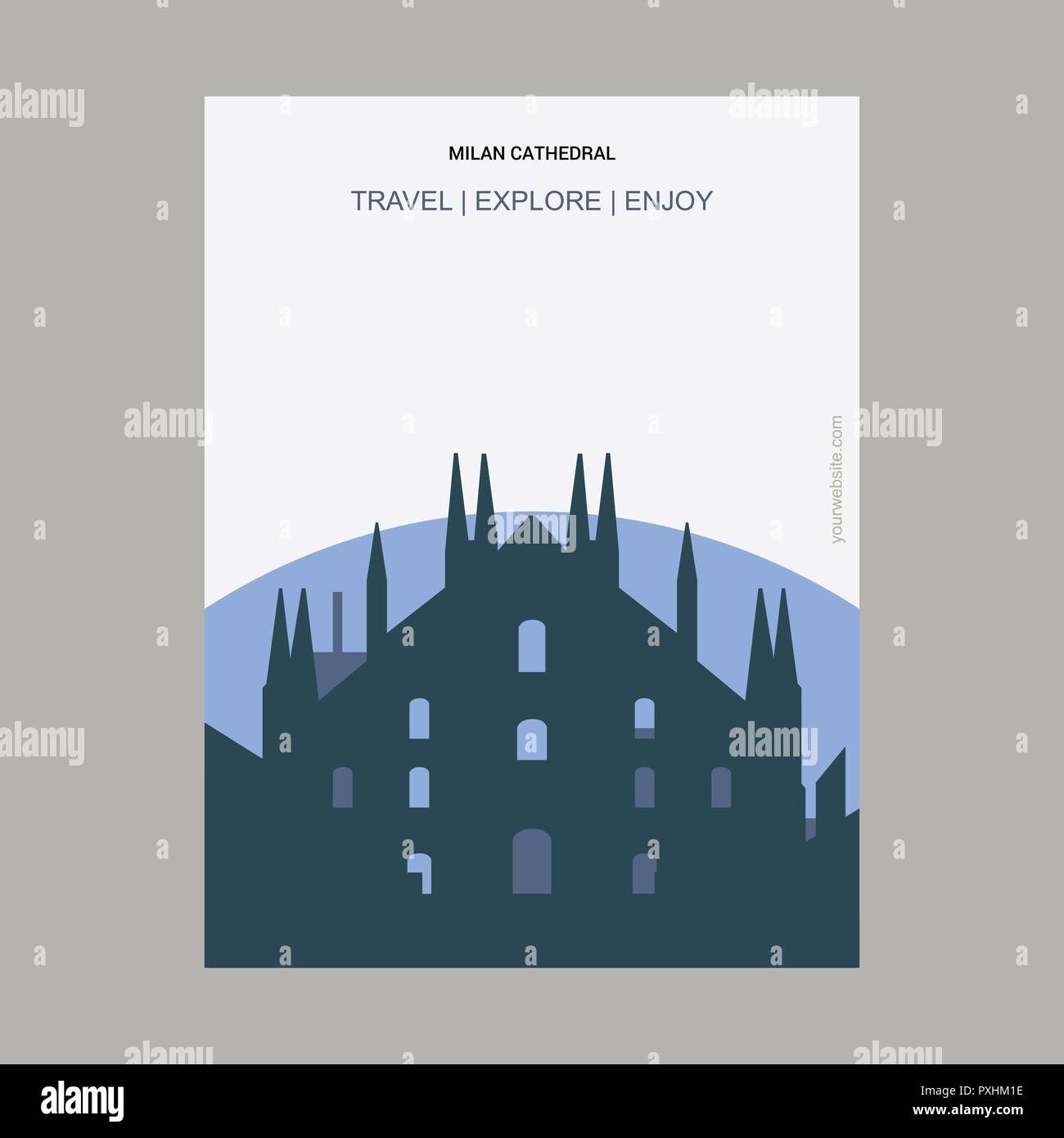 Milan buildings Stock Vector Images - Alamy