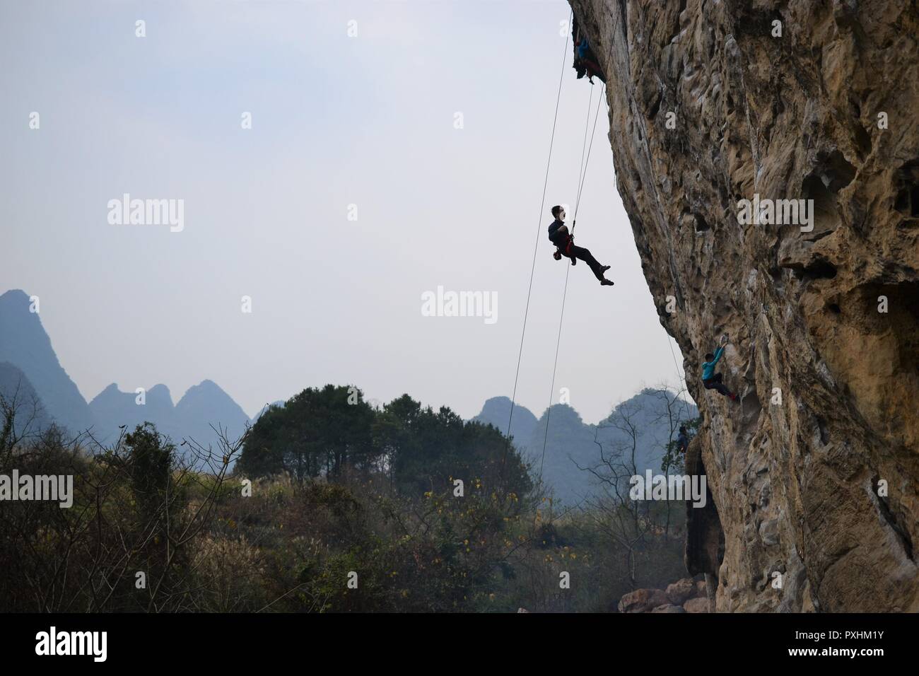 Moon Hill Yangshuo China High Resolution Stock Photography and Images ...