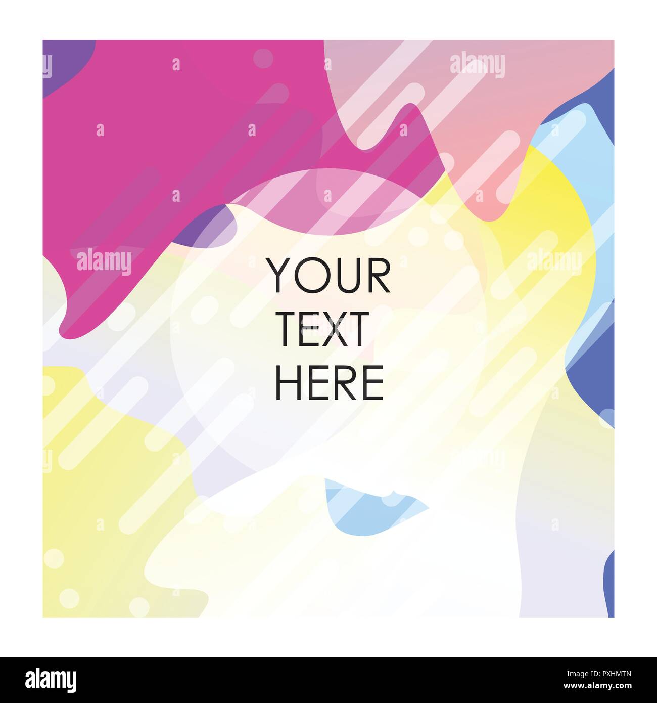 Colorful background with typography design vector Stock Vector Image ...