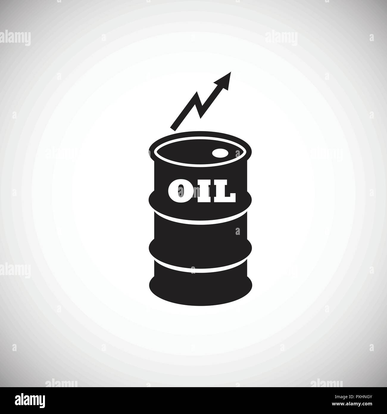 Crude oil rate barrel on white background Stock Vector Image & Art - Alamy