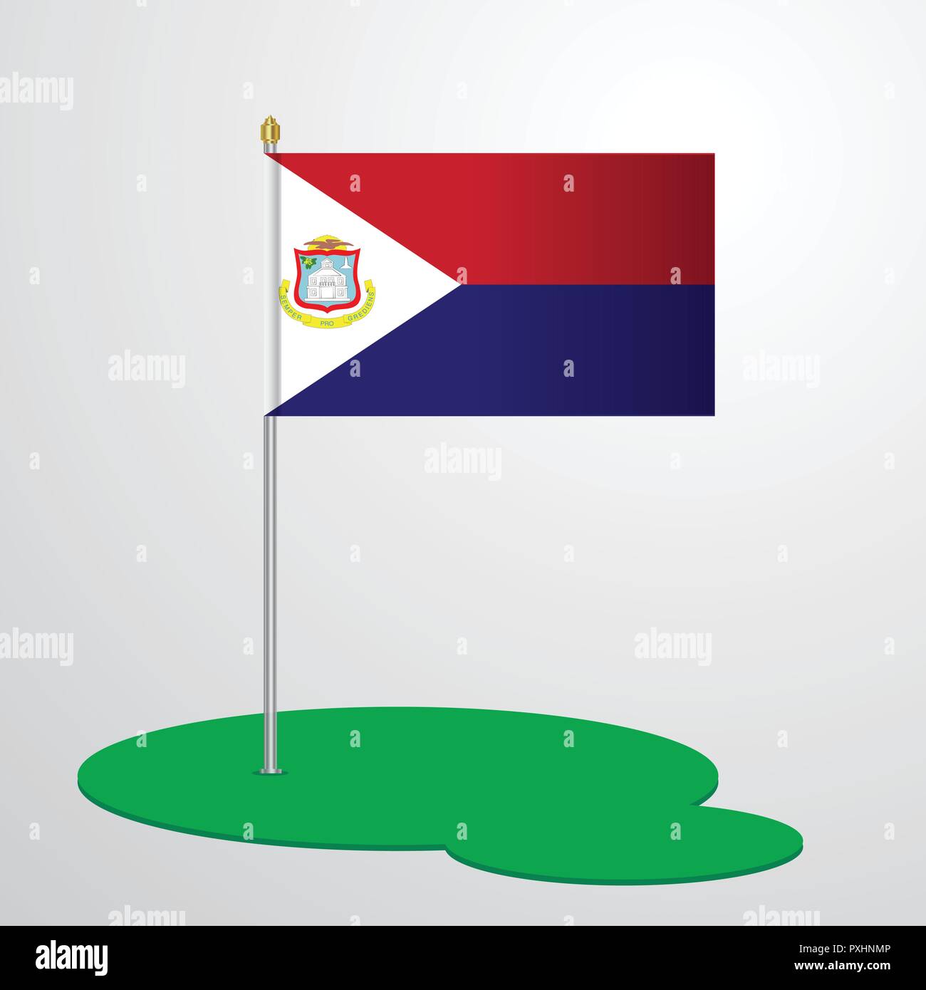 White background saint martin Stock Vector Images - Alamy