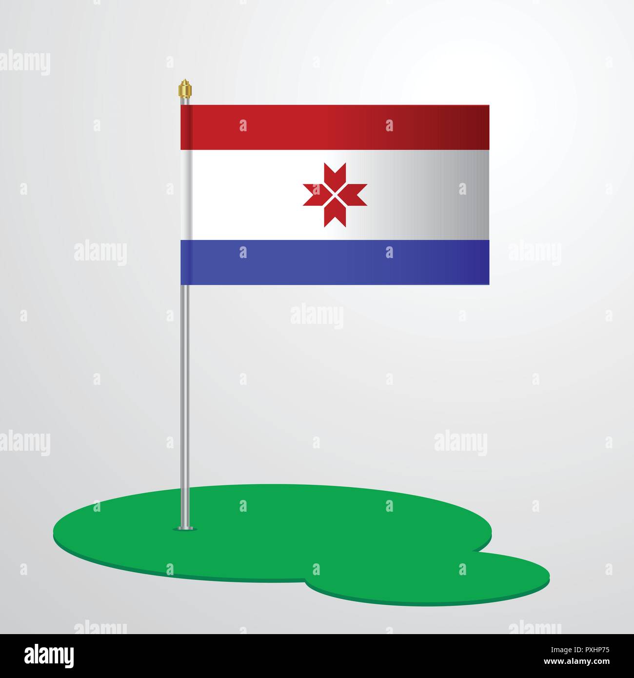 Flag of mordovia Stock Vector Images - Alamy