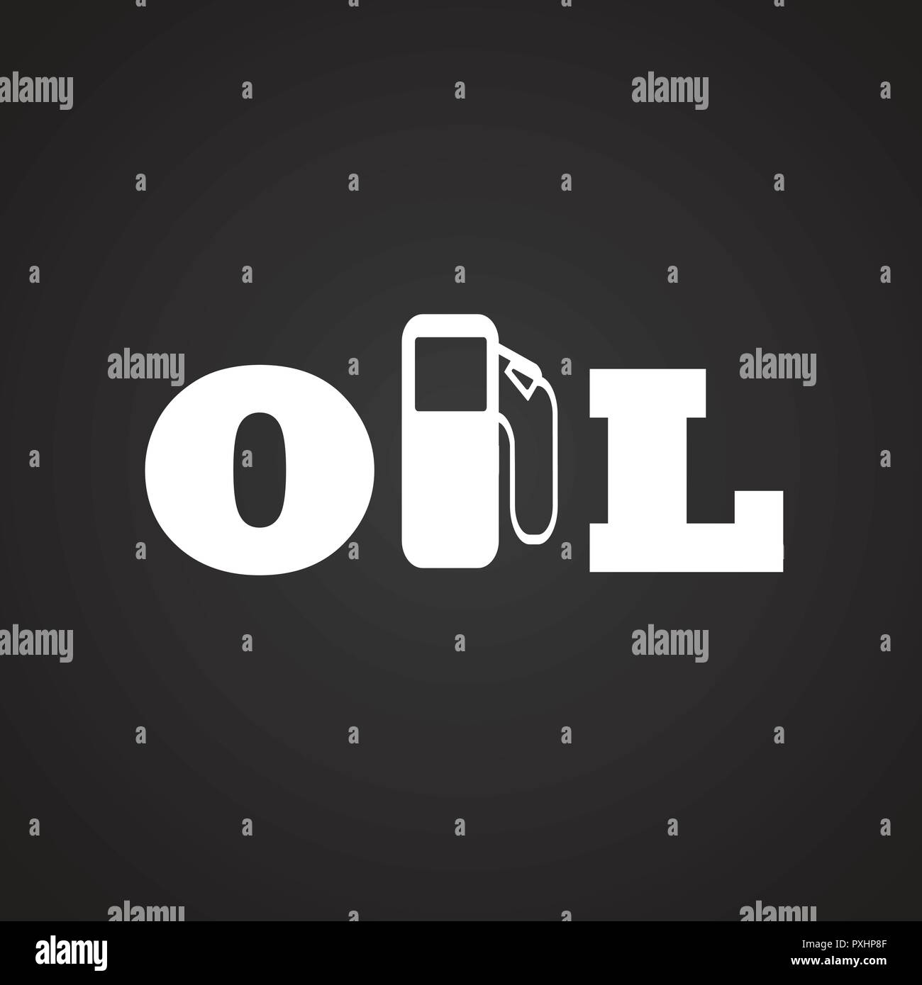 Petrol station fuel on black background Stock Vector Image & Art - Alamy