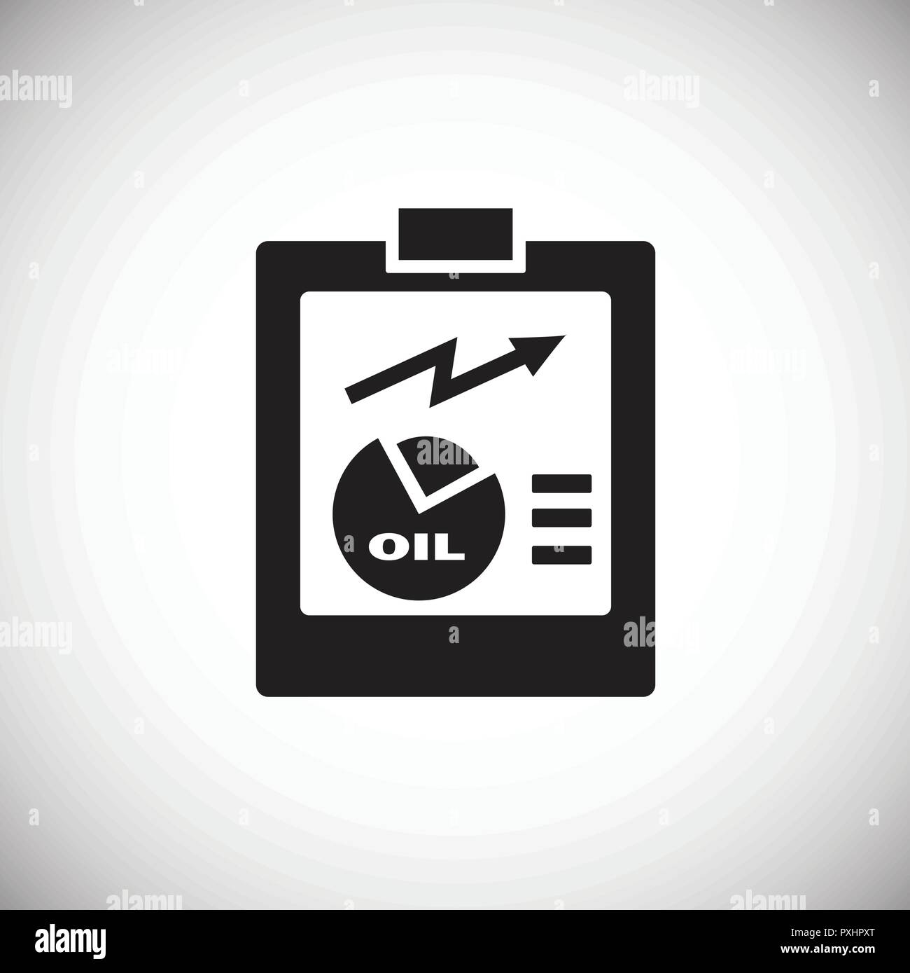 Oil refine report on white background Stock Vector Image & Art - Alamy