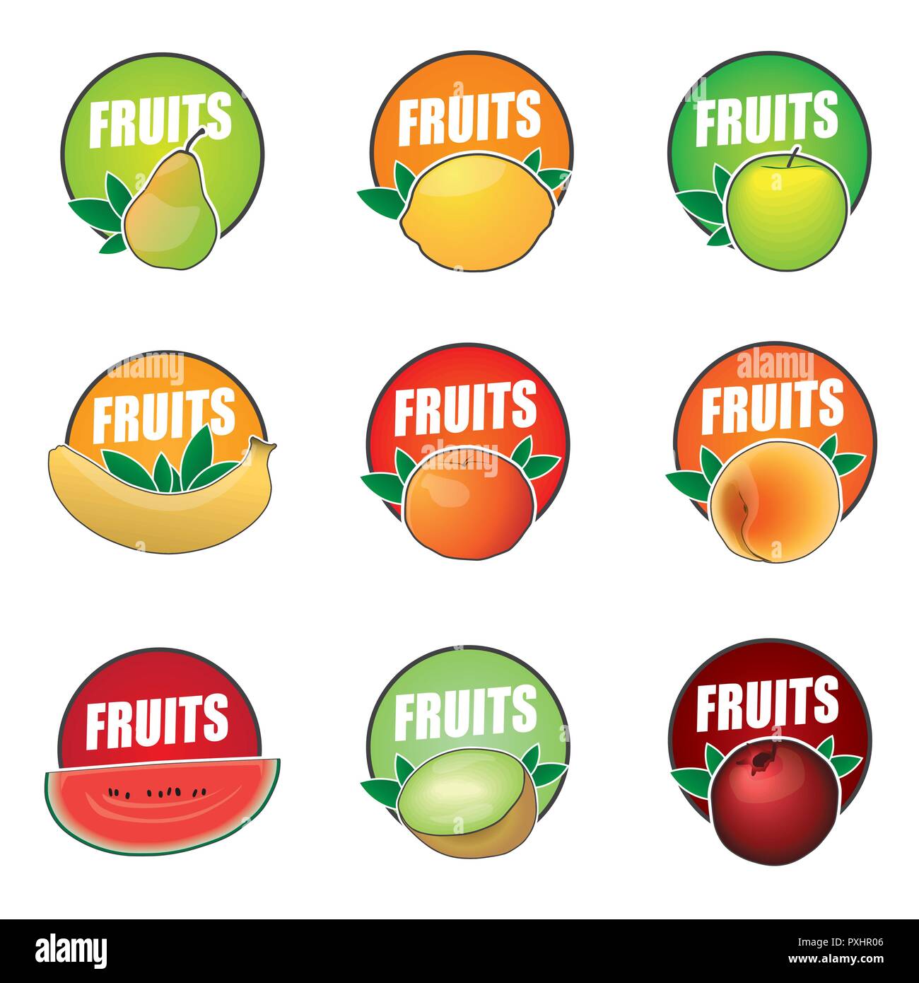 Tangerine fresh fruit advertising Stock Vector Images - Alamy