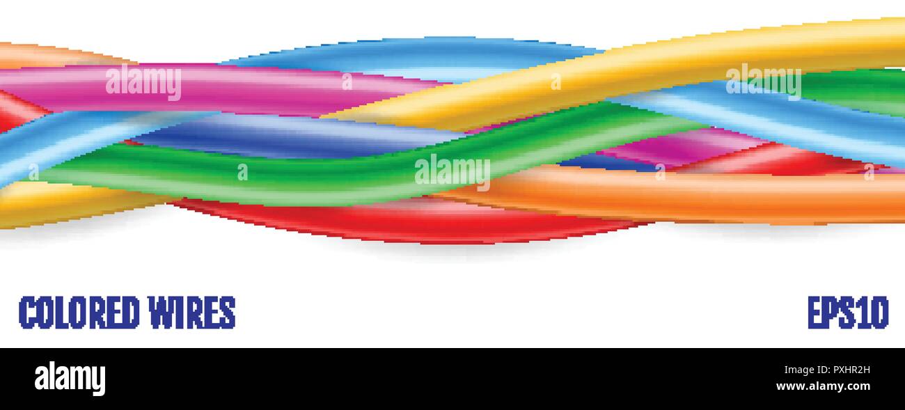Power Network Cabling Stock Vector Images - Alamy