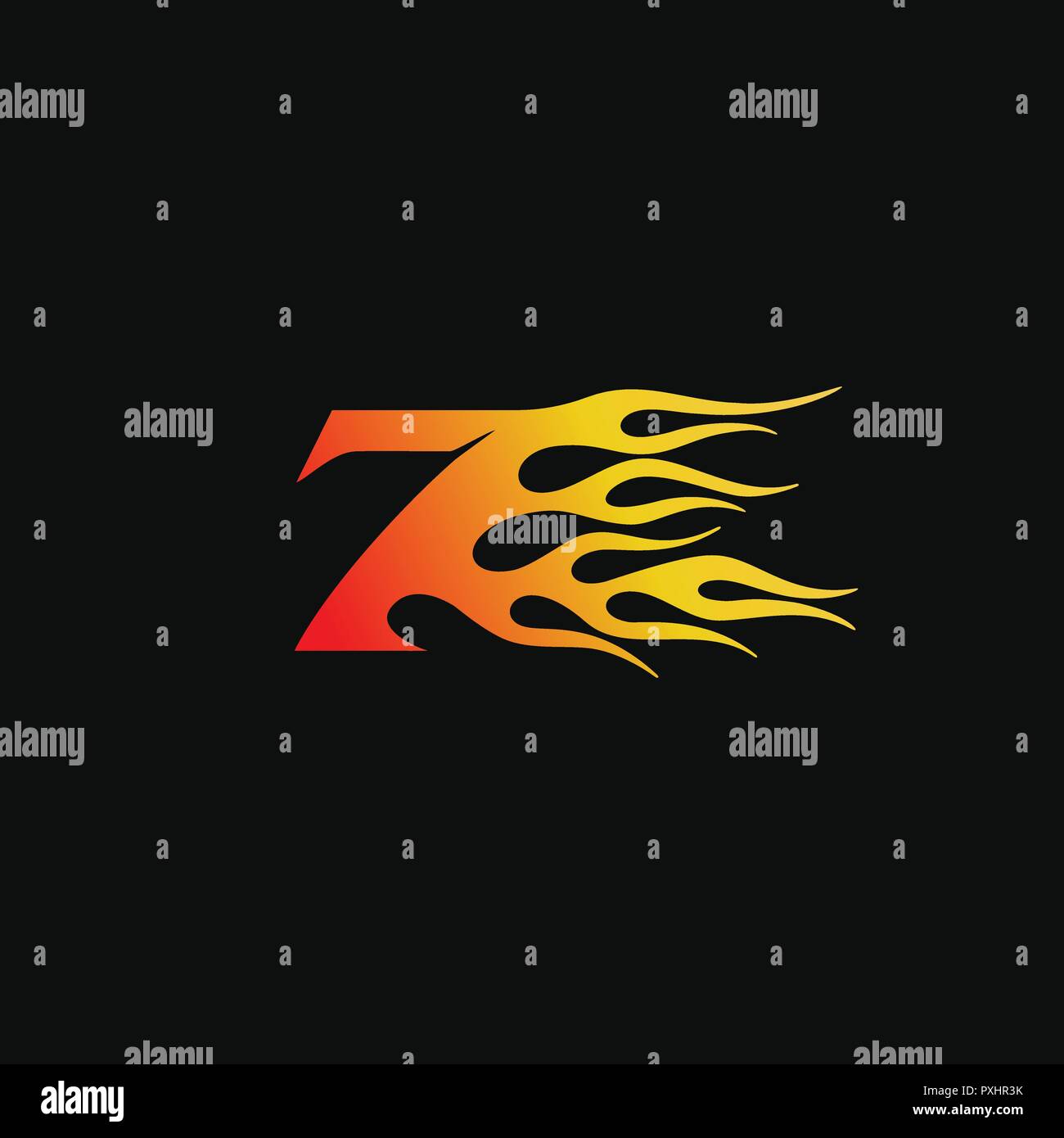 Icon number 7 hi-res stock photography and images - Alamy