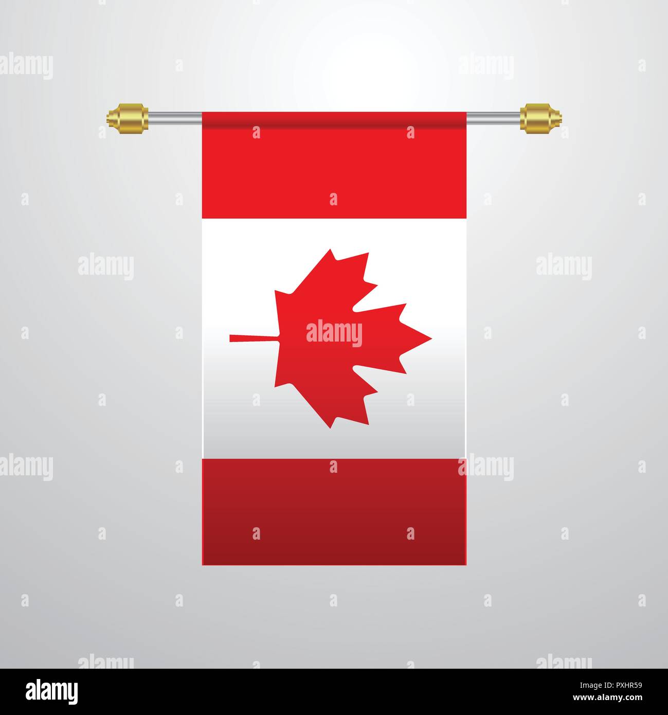 Wavy canadian flag Stock Vector Images - Alamy