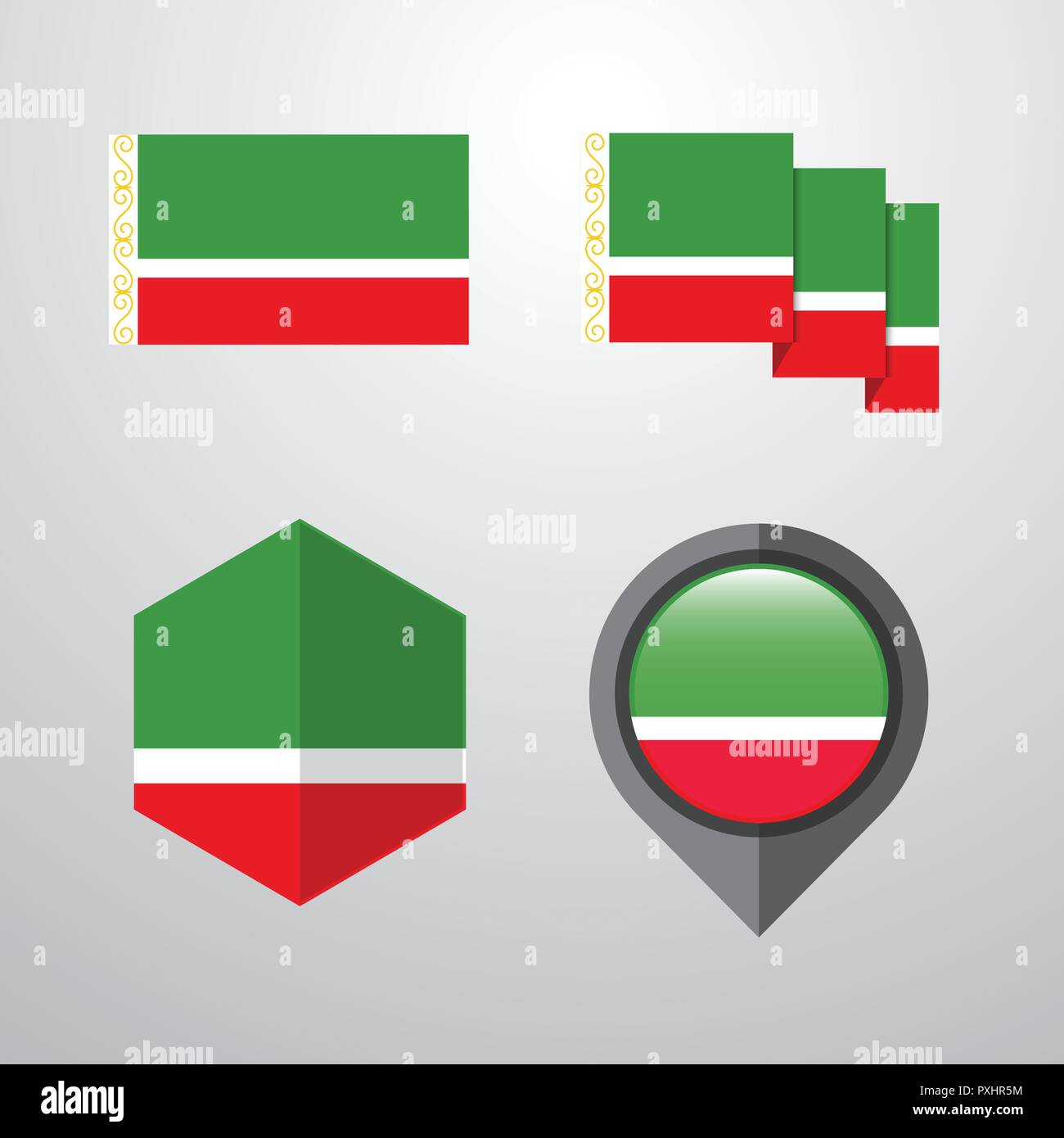 Chechnya vector map Stock Vector Images - Alamy