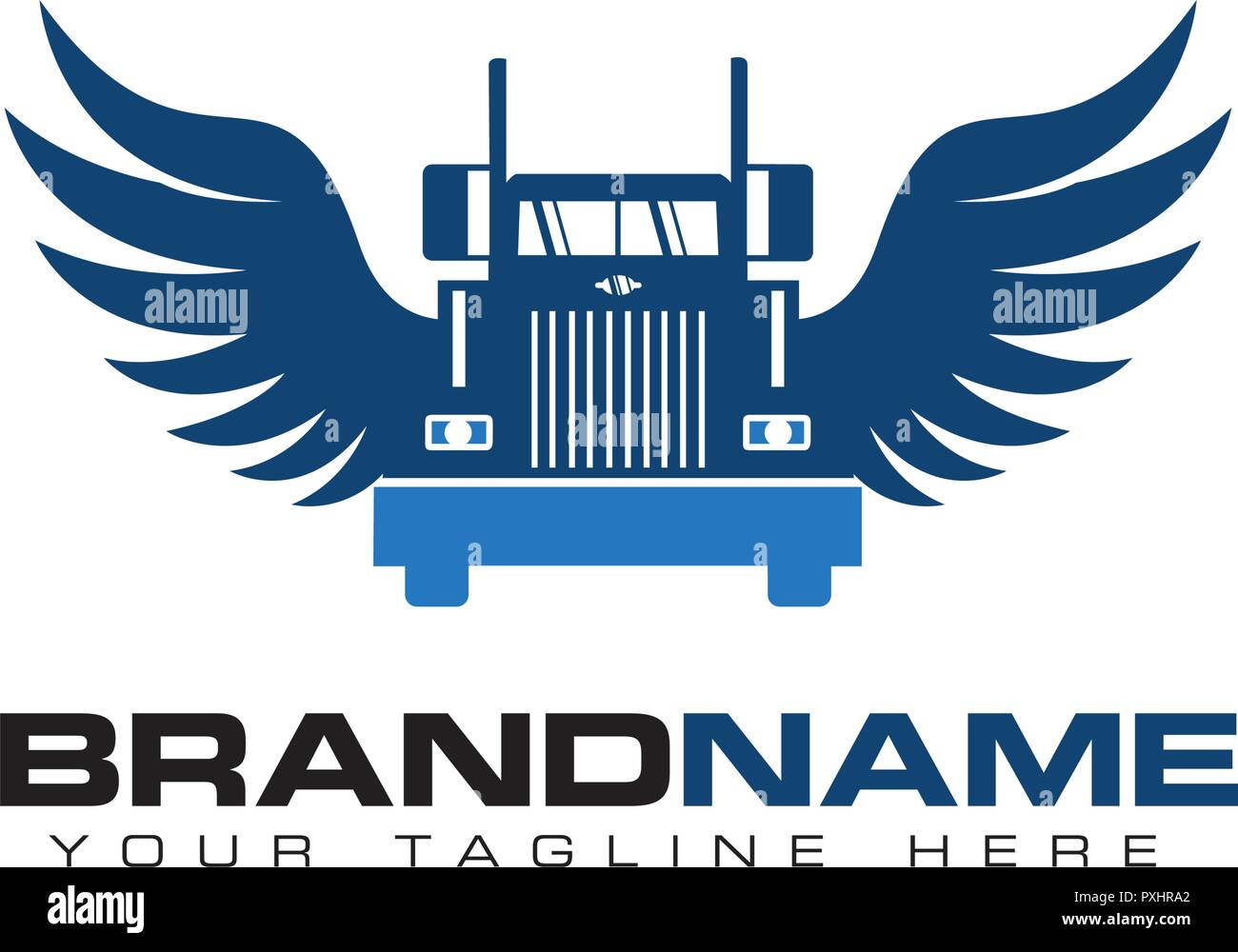 truck transportation logo Stock Vector Image & Art - Alamy