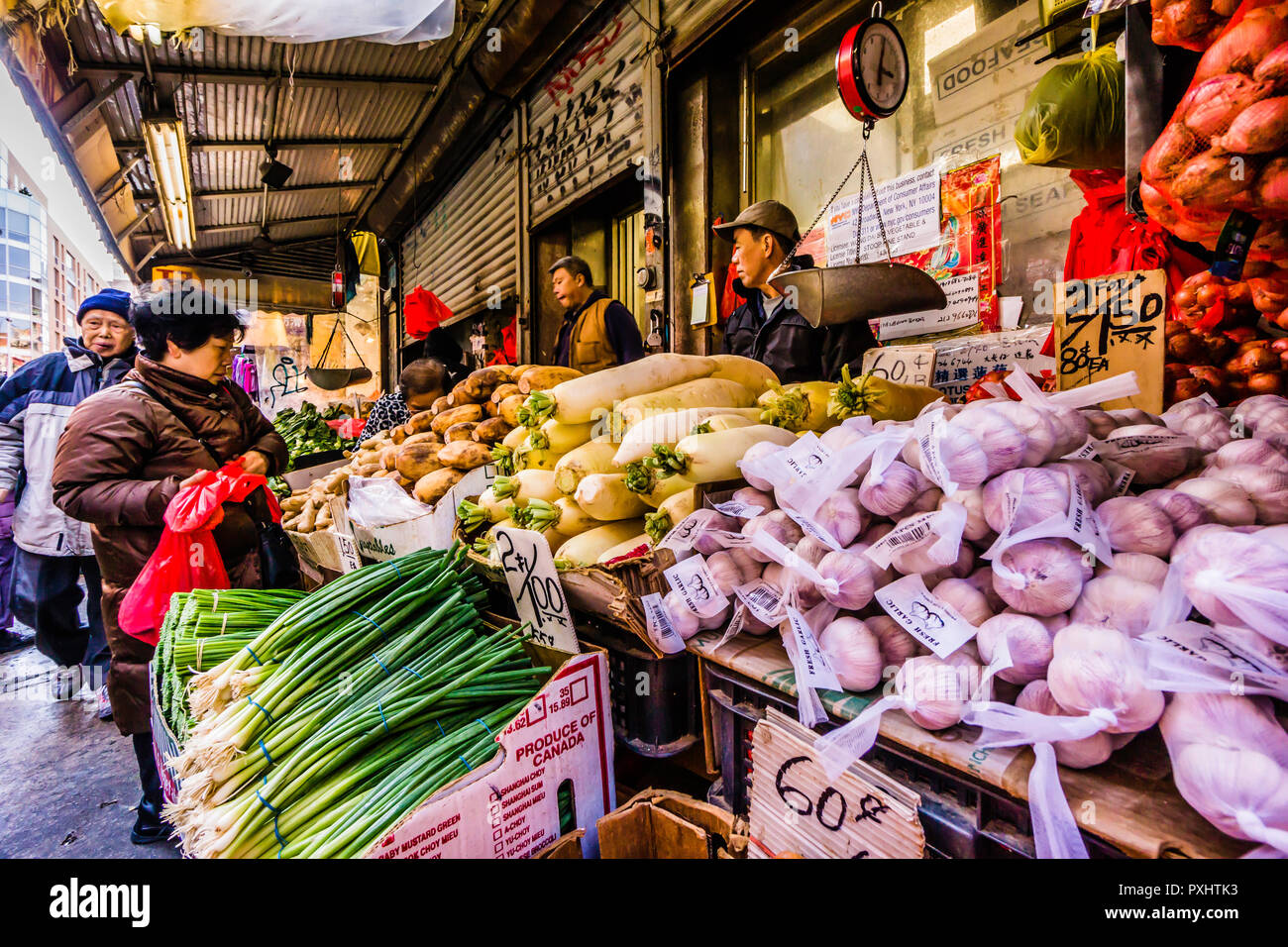 Shops Chinatown Manhattan New York, New York, USA Stock Photo - Alamy