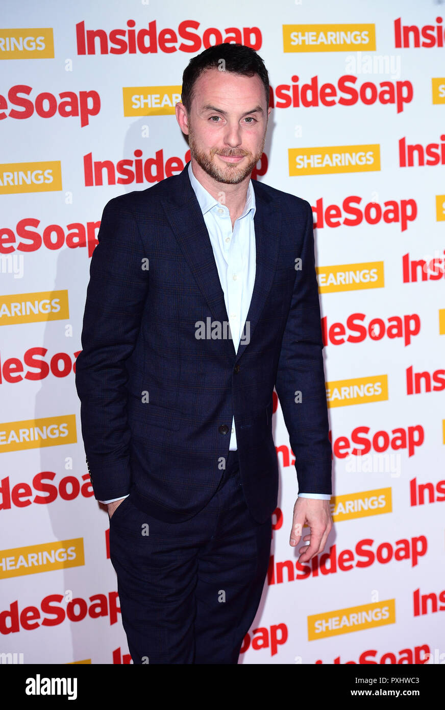 Gregory Finnegan attending the Inside Soap Awards 2018 held at 100 ...