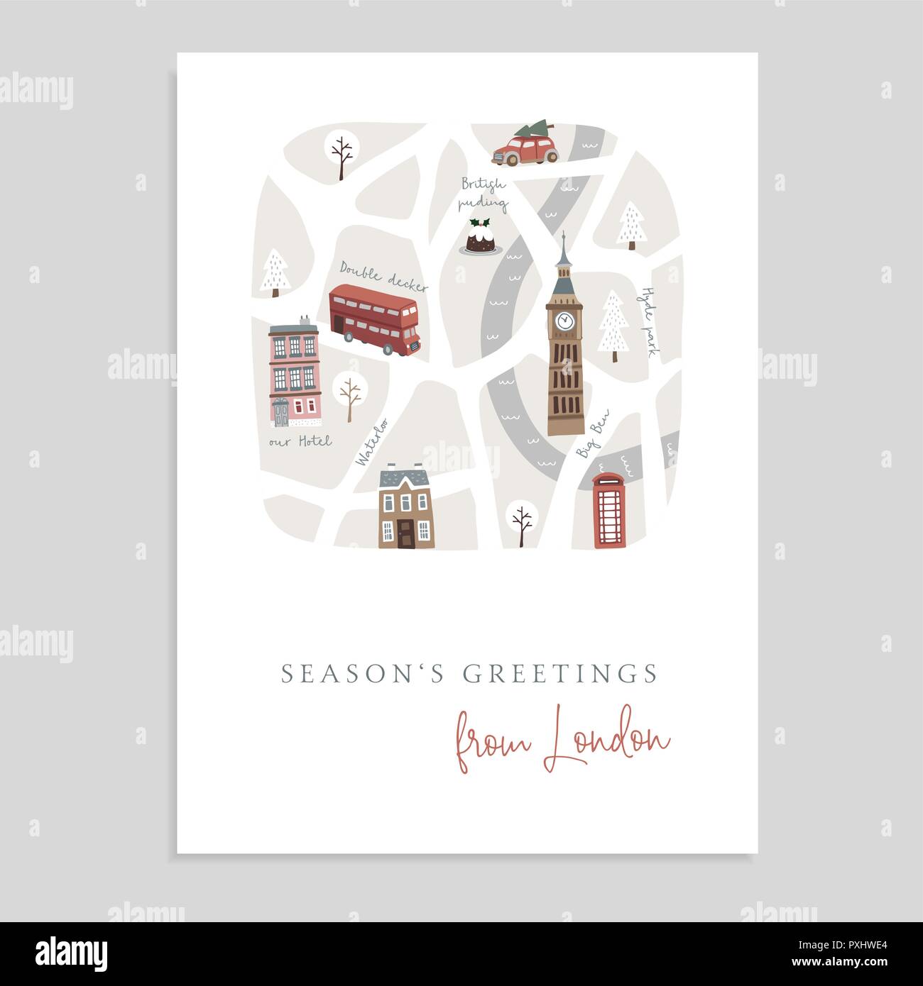 Hand drawn map england hi-res stock photography and images - Alamy