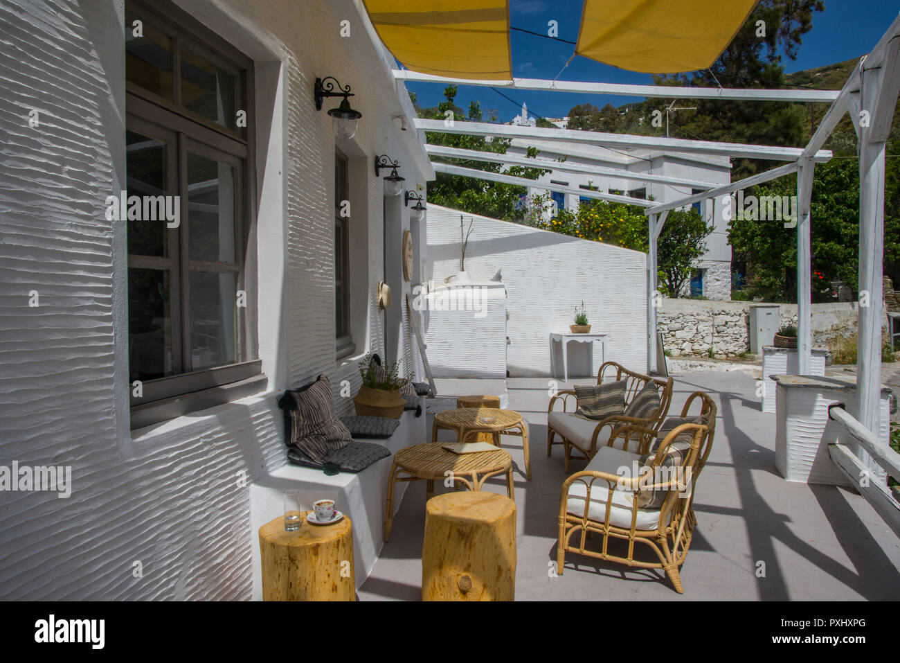 europe, greece, cyclades, tinos, island, krokos, village, krok mesie ...