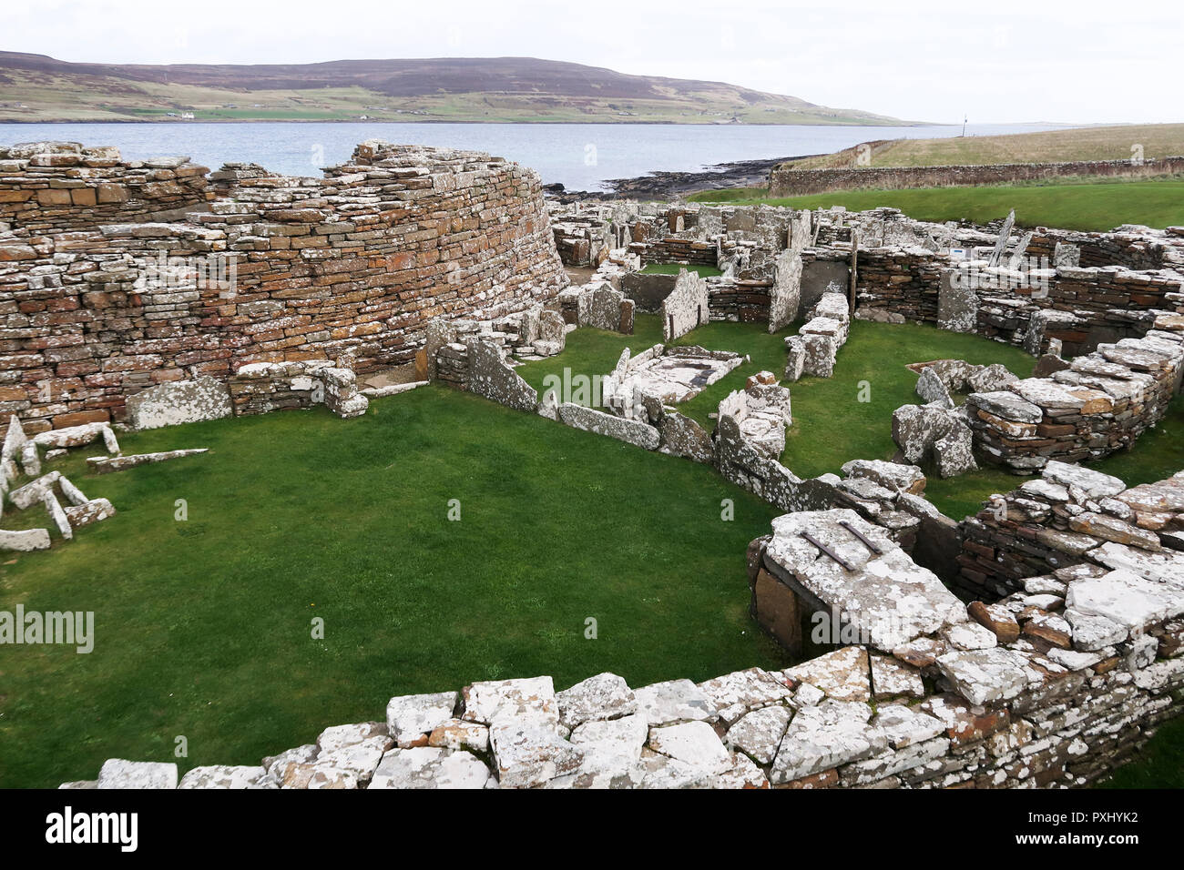 Broch of Gurness Orkney Stock Photo - Alamy