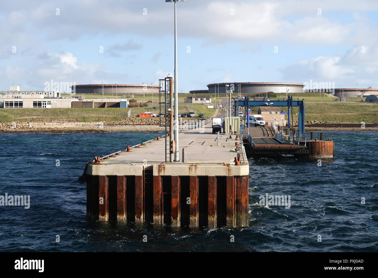Oil terminal jetty hi-res stock photography and images - Alamy