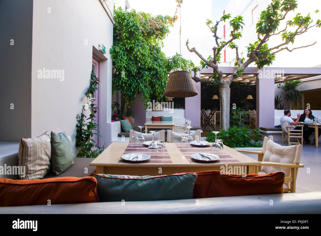 europe, greece, cyclades, tinos, island, town, itan ena mikro karavi ...