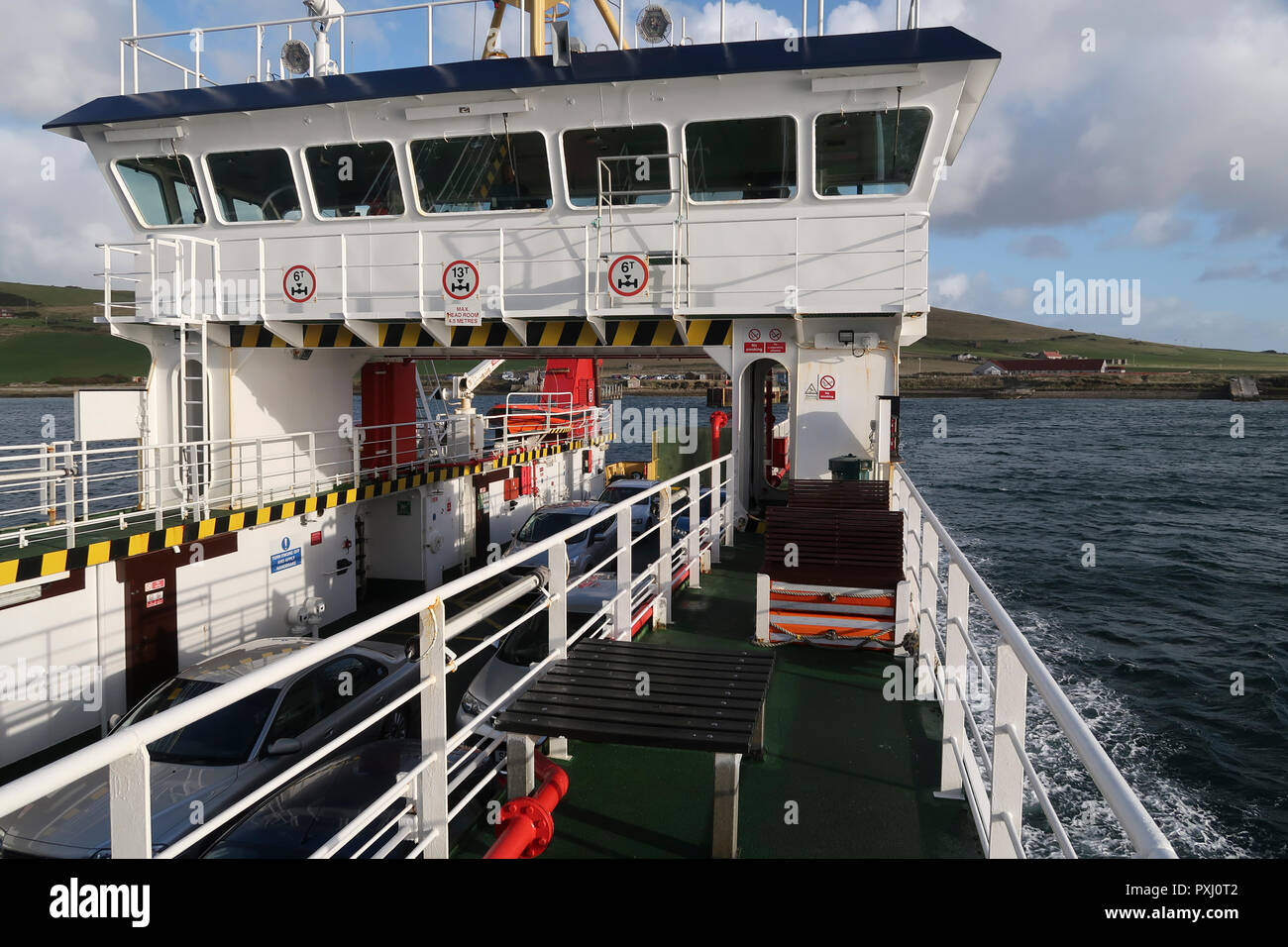 Ferry to Flotta Orkney Islands Stock Photo - Alamy