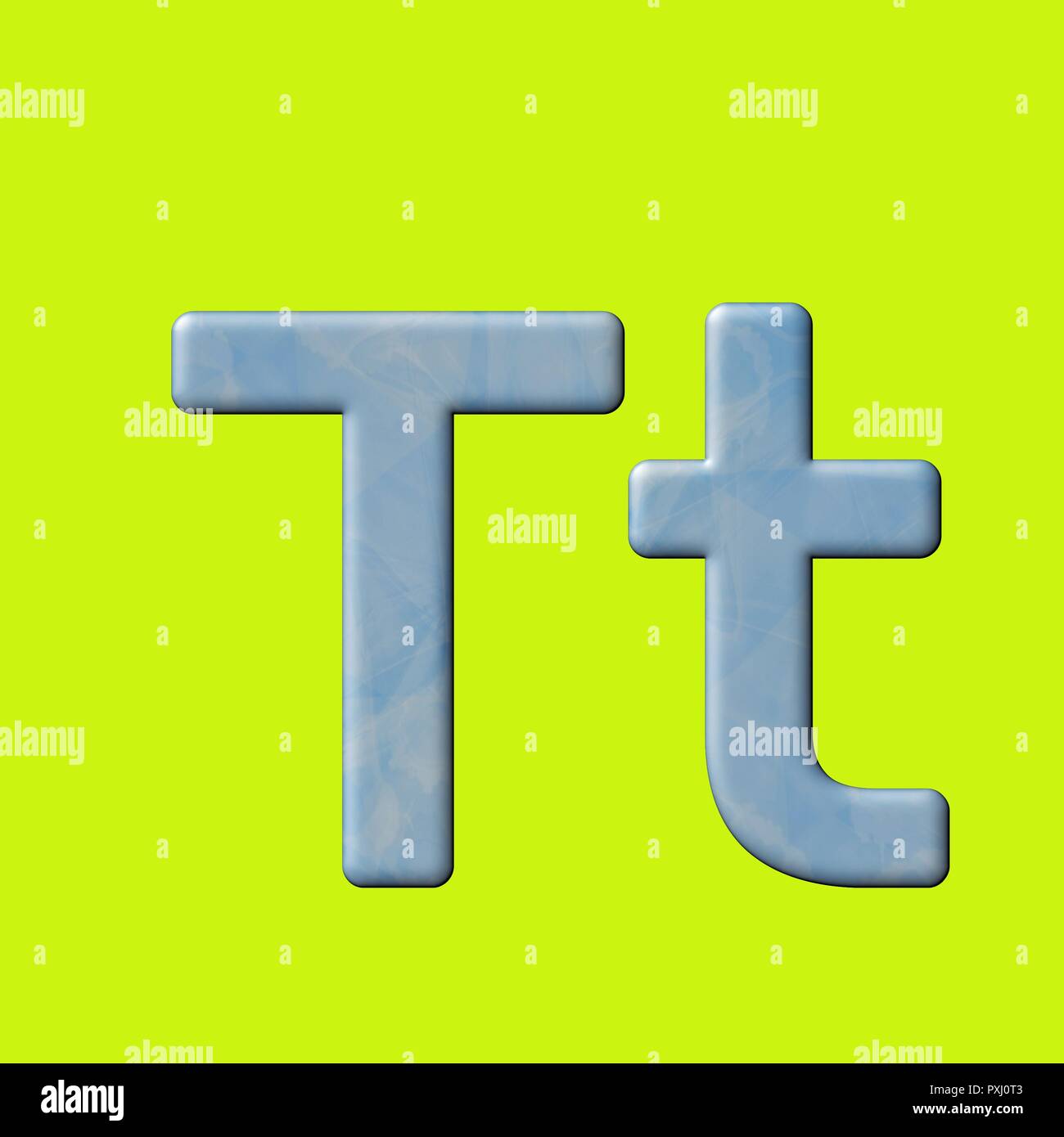 Green T Letter High Resolution Stock Photography and Images - Alamy