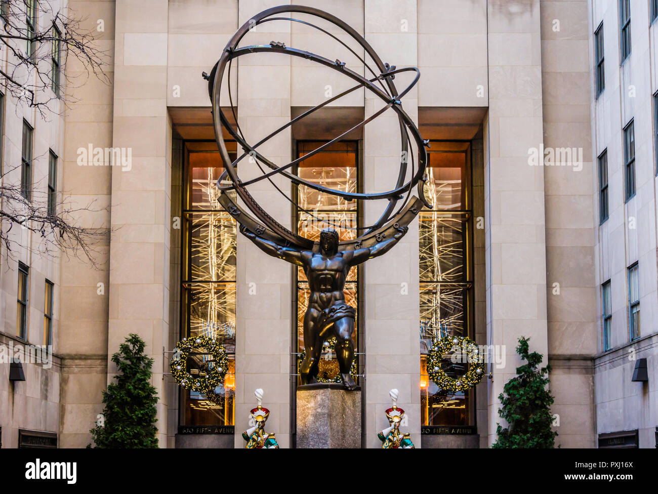 Rockefeller Center Manhattan New York, New York, USA Stock Photo - Alamy