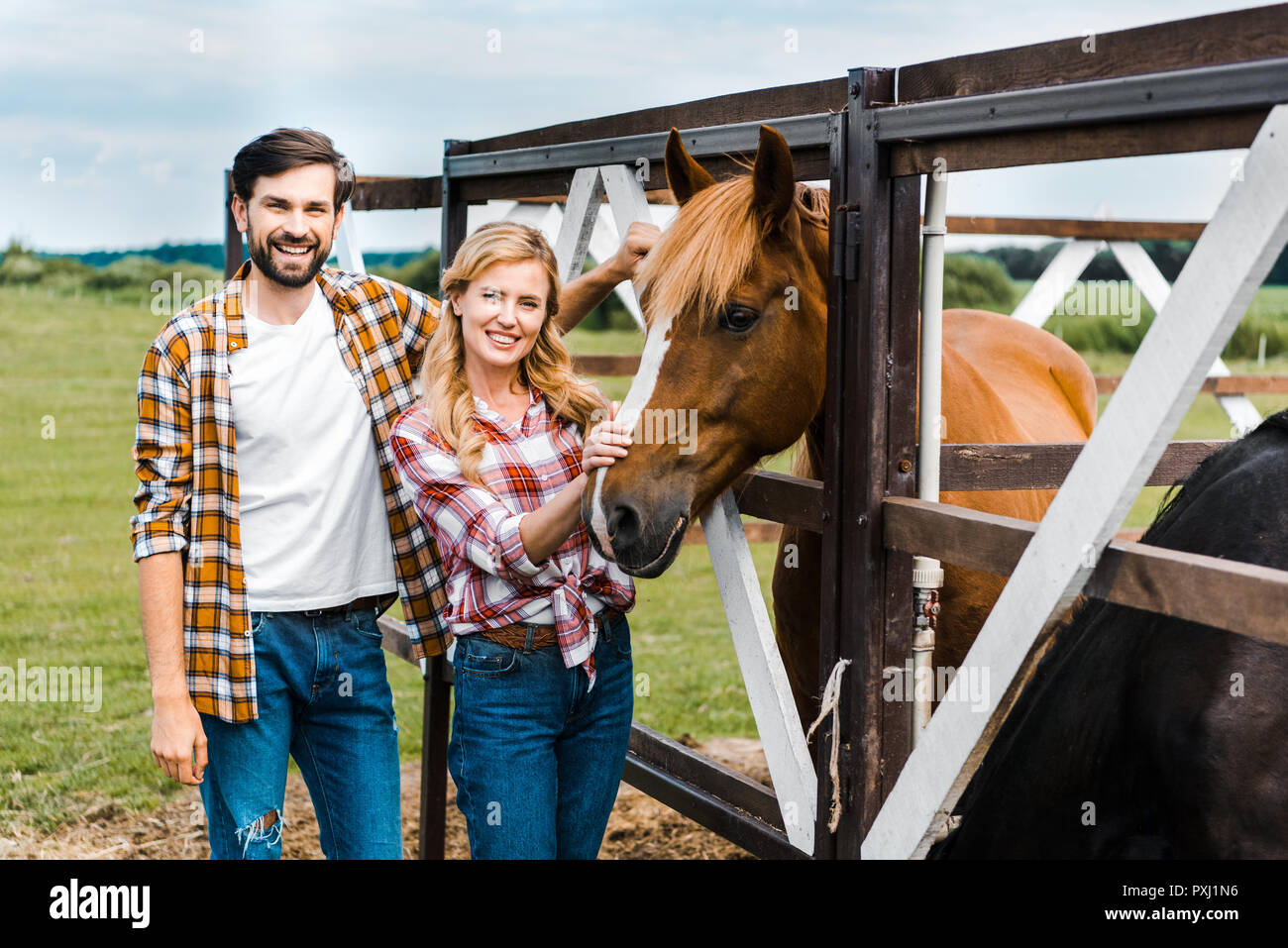 Handsome ranchers hi-res stock photography and images - Alamy